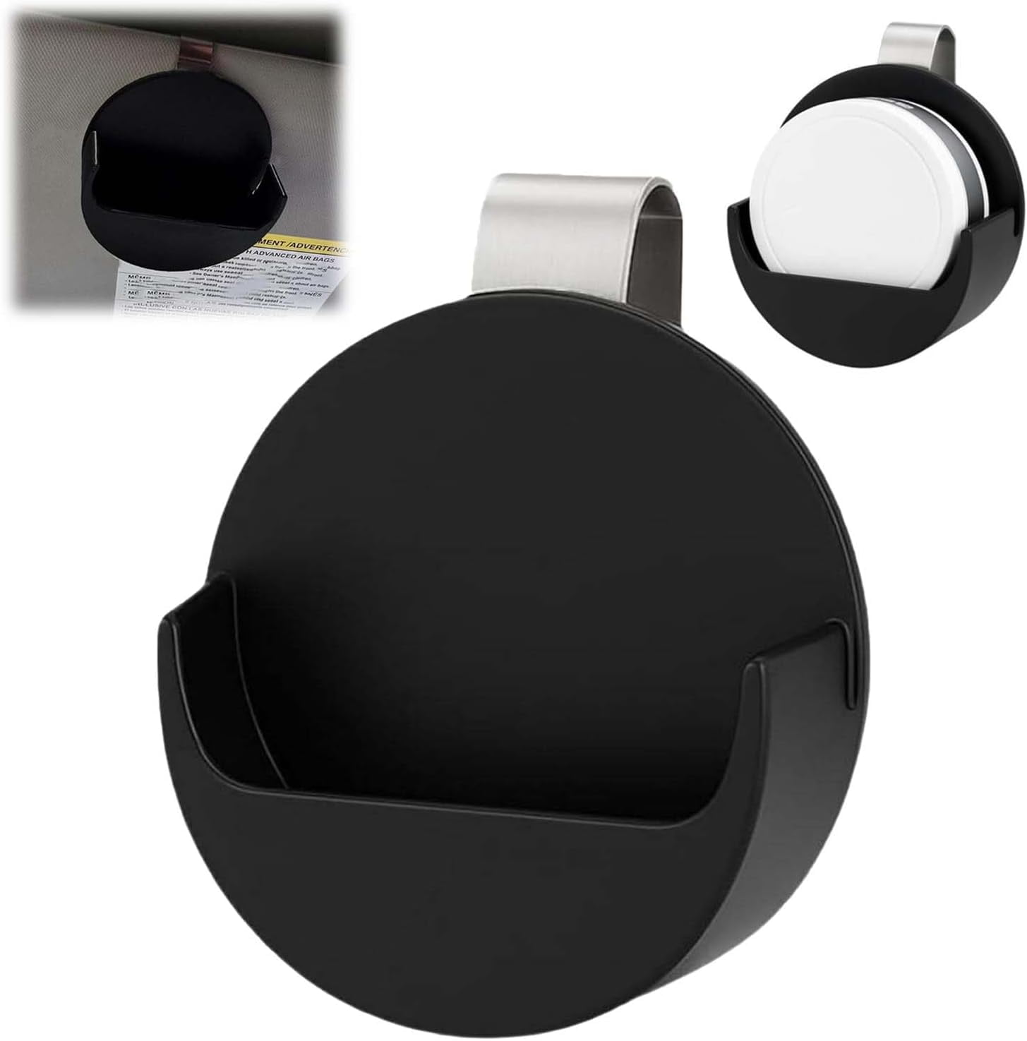 Dip Can Holder, Dip Can Holder for Car Visor, Lightweight Storage Clip ...