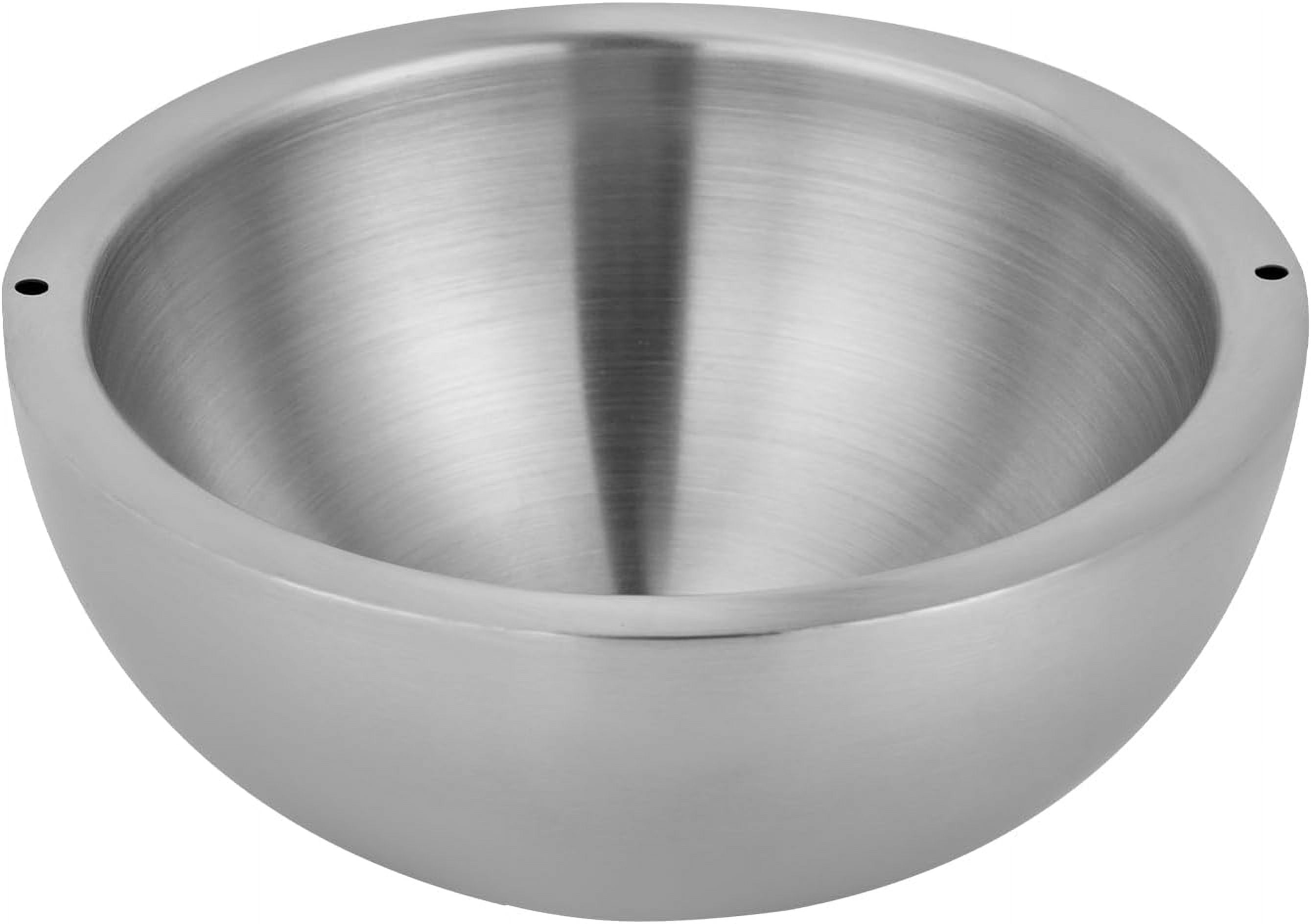 Dip Chiller Bowl, Stainless Steel Salad Bowl with Water Injection Holes ...