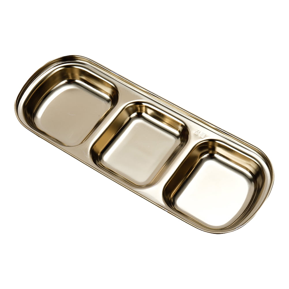 Dip Dish Dipping Sauce Bowls Stainless Steel Dipping Plate Sauce ...