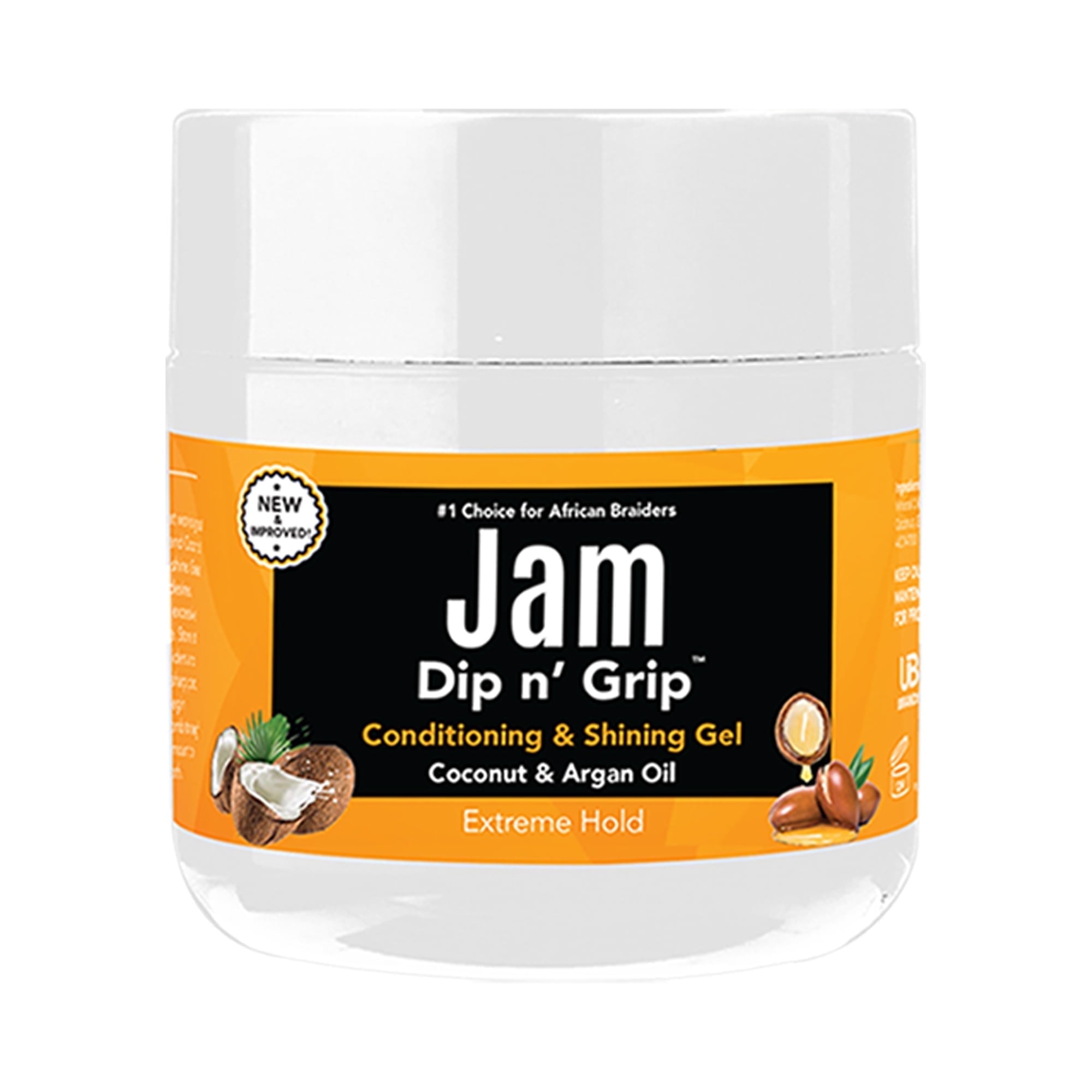 Jam Dip N Grip Natural Beauty Care, Argan & Coconut Oil Conditioning ...