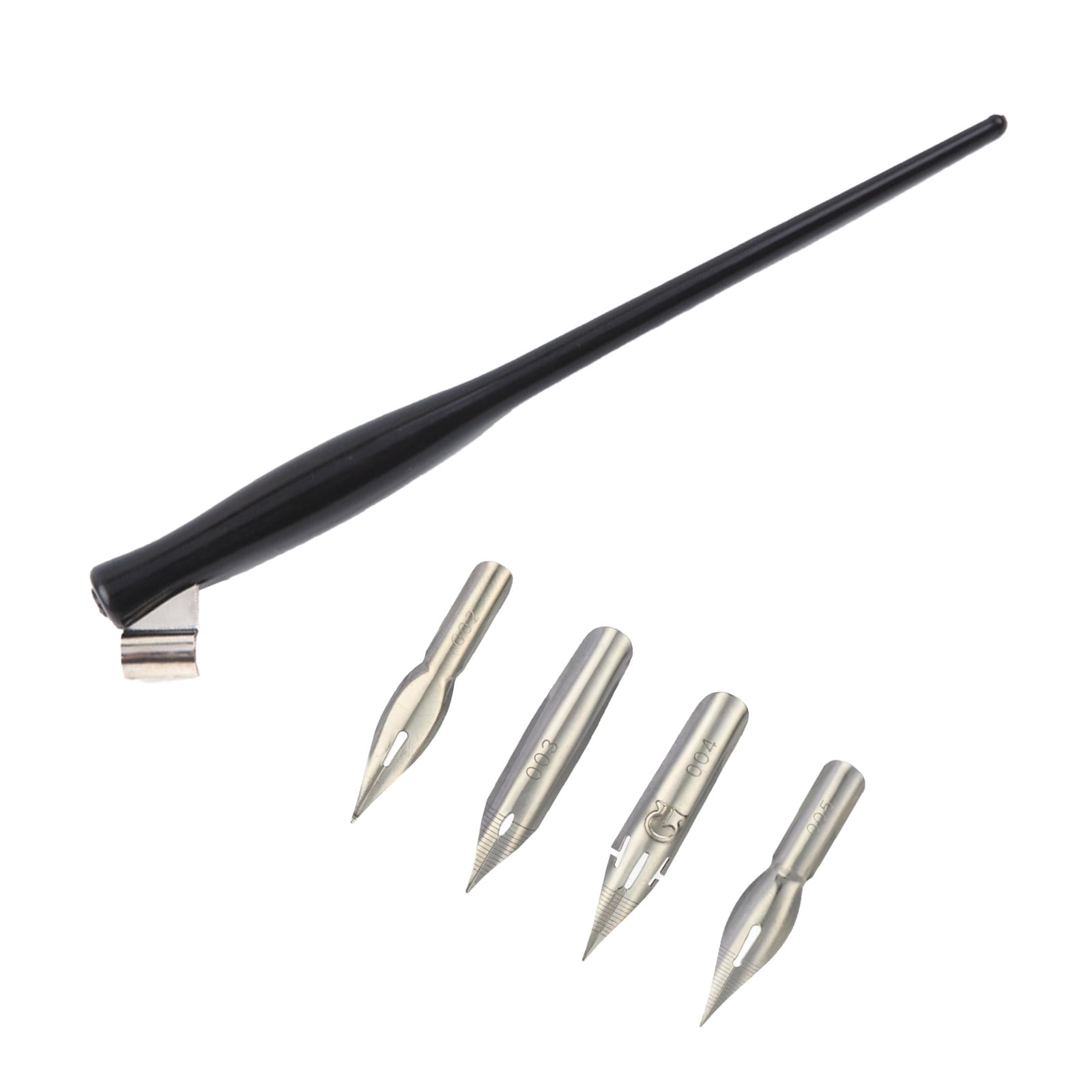 Dip Pen Holder with 4 Replaceable Tip Resin Dip Pen Holder for Beginner ...