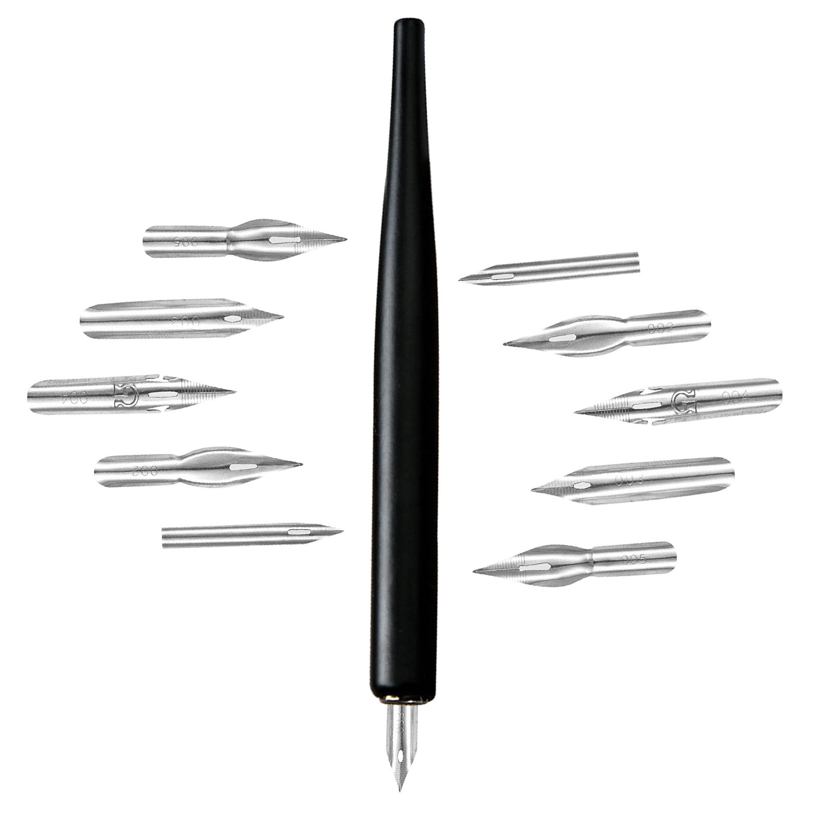 Dip Pen Holder with 5 Interchangeable Tip Dip Pen Fountain Pen for ...