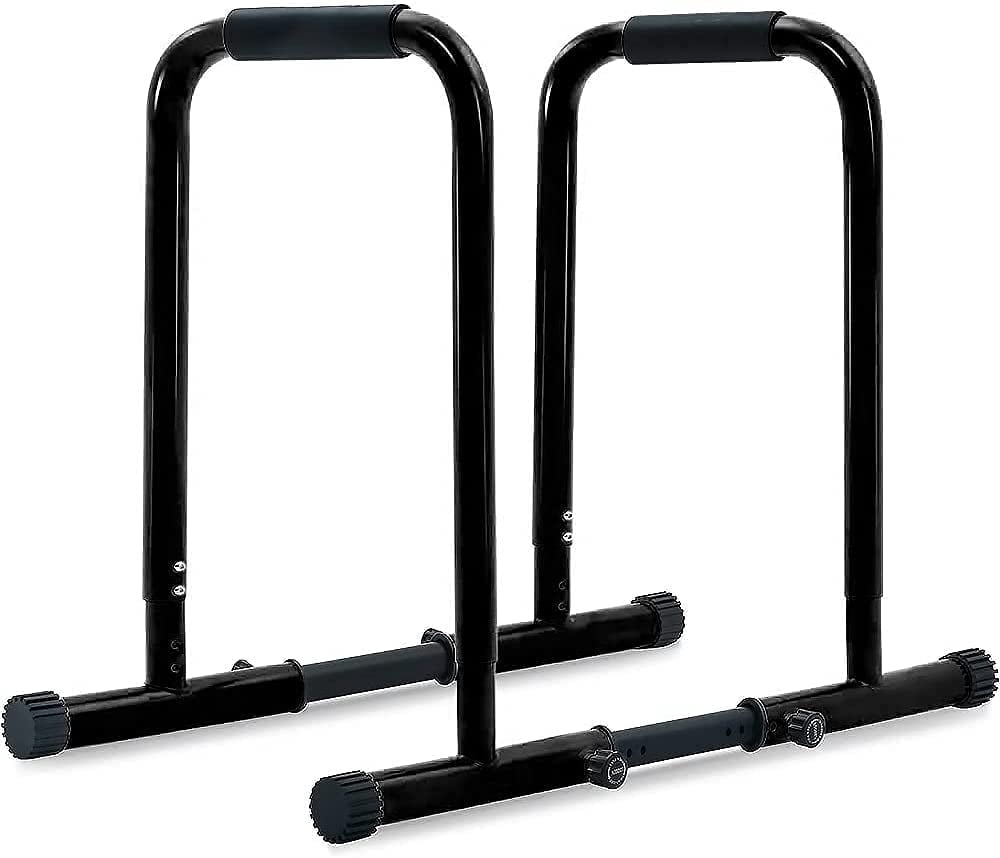 Dip Station Dip Bar Parallel Bars for Home Workout with 500 LBS Loading ...