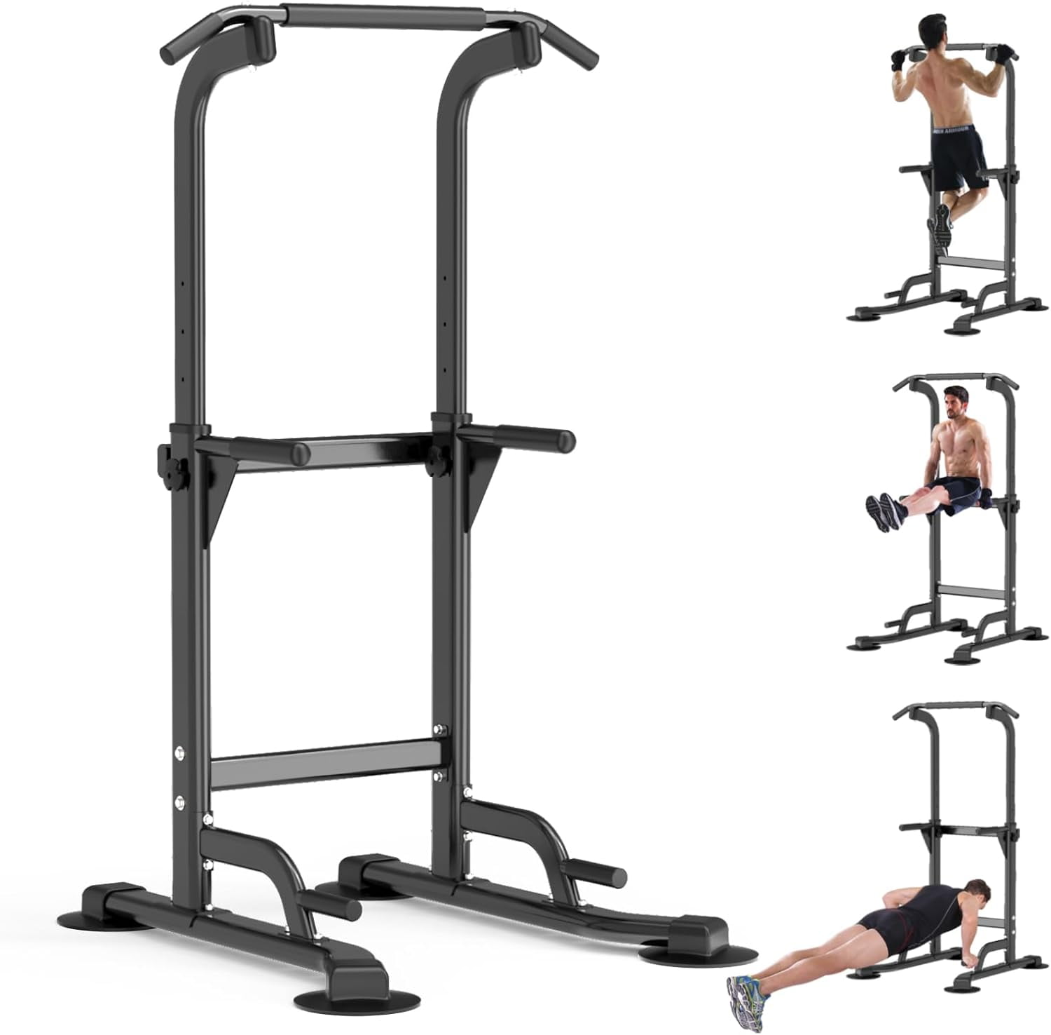 Dip Station - Home Gym Strength Training Pull-Ups Dip-Ups 330Lbs ...