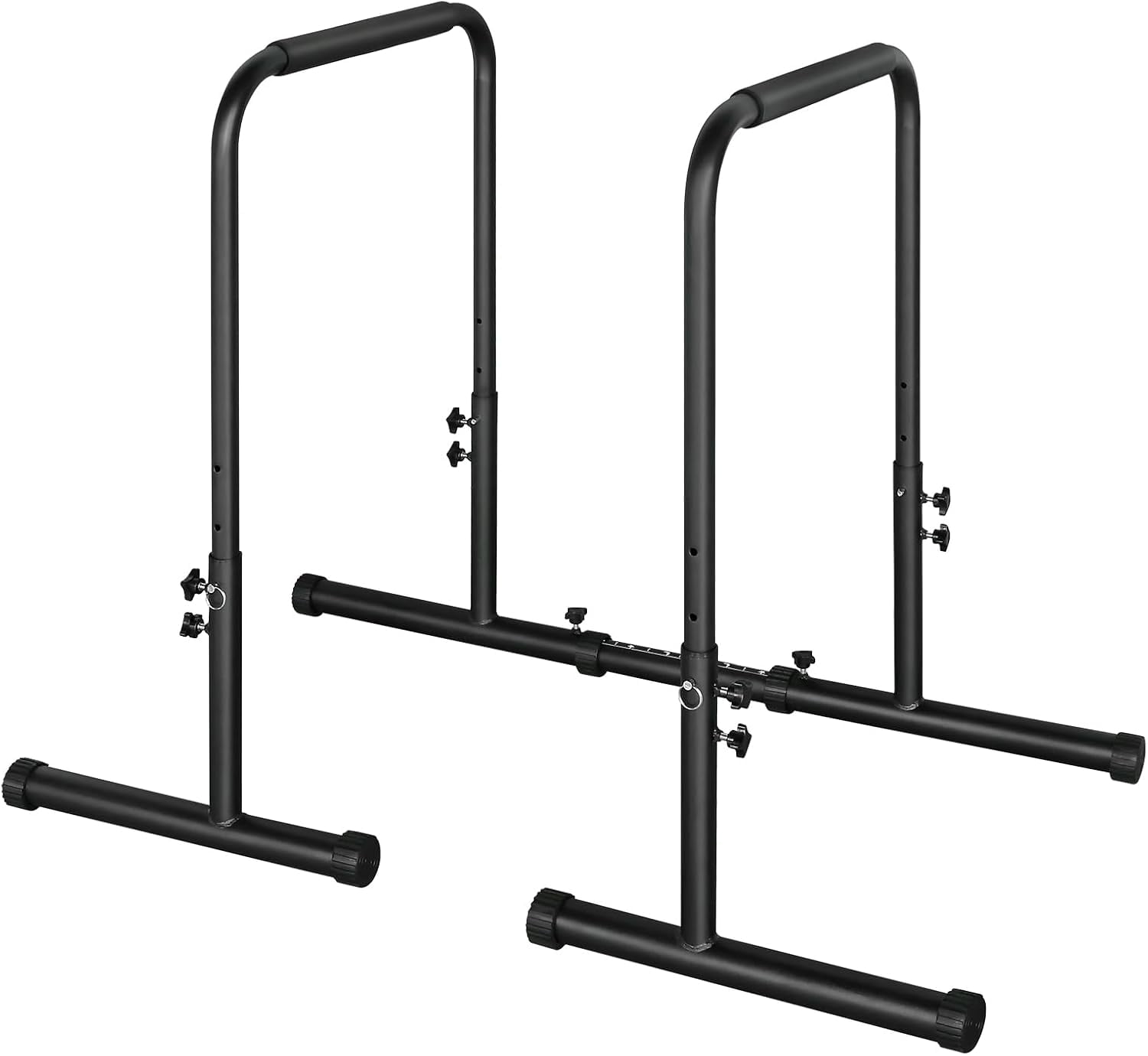 Dip Station Strength Training Dip Stands Station with Connecting Rod ...