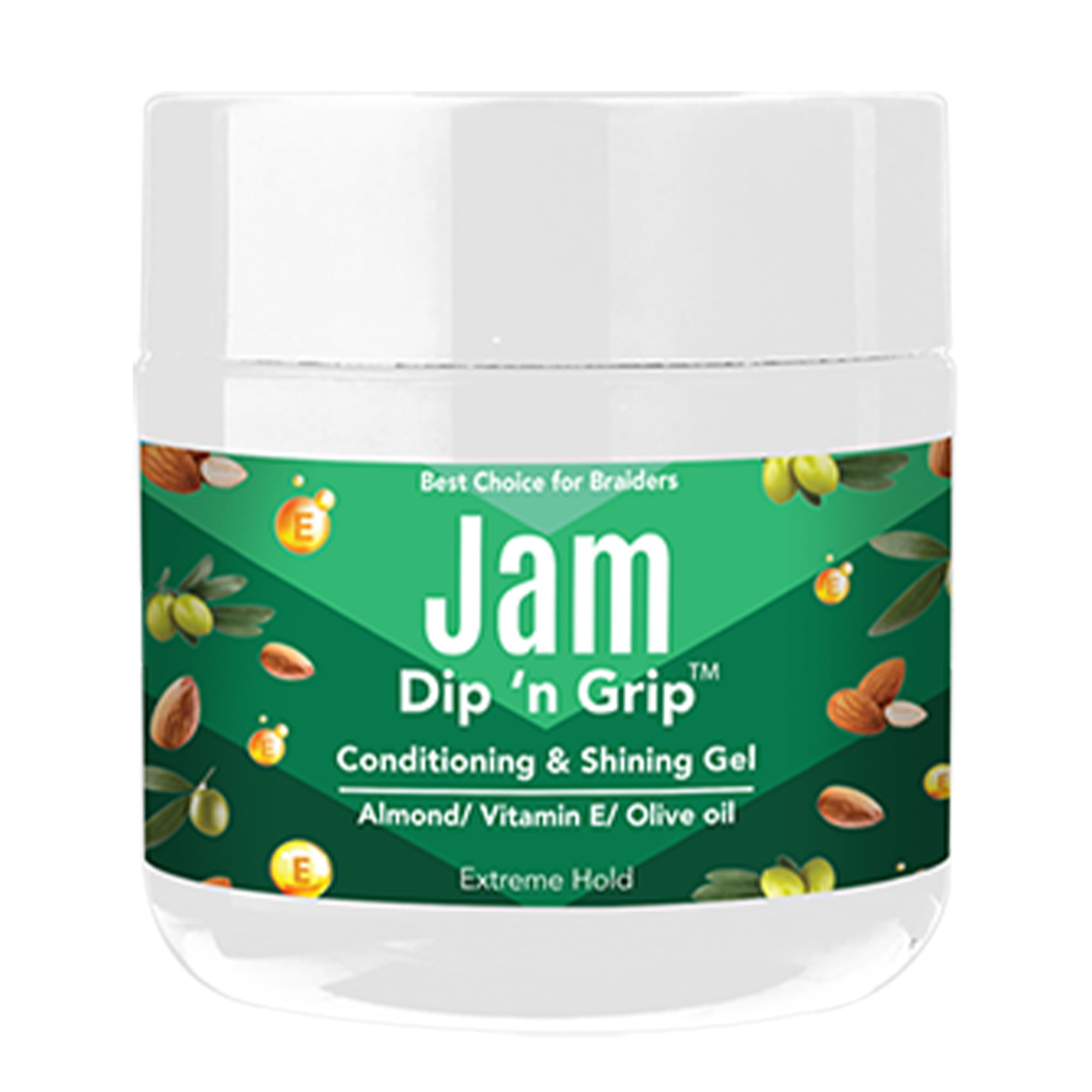 Dip n Grip Almond Vitamin E & Olive Oil Conditioning Gel Frizz Control ...