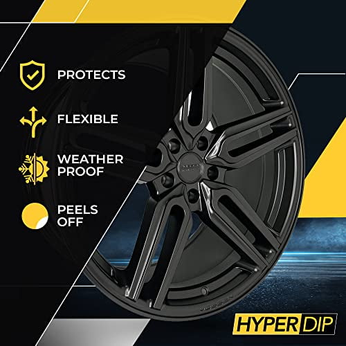 DipYourCar HyperDip Wheel Paint Kit, DIY Set of Rim Paint, Sprayable ...
