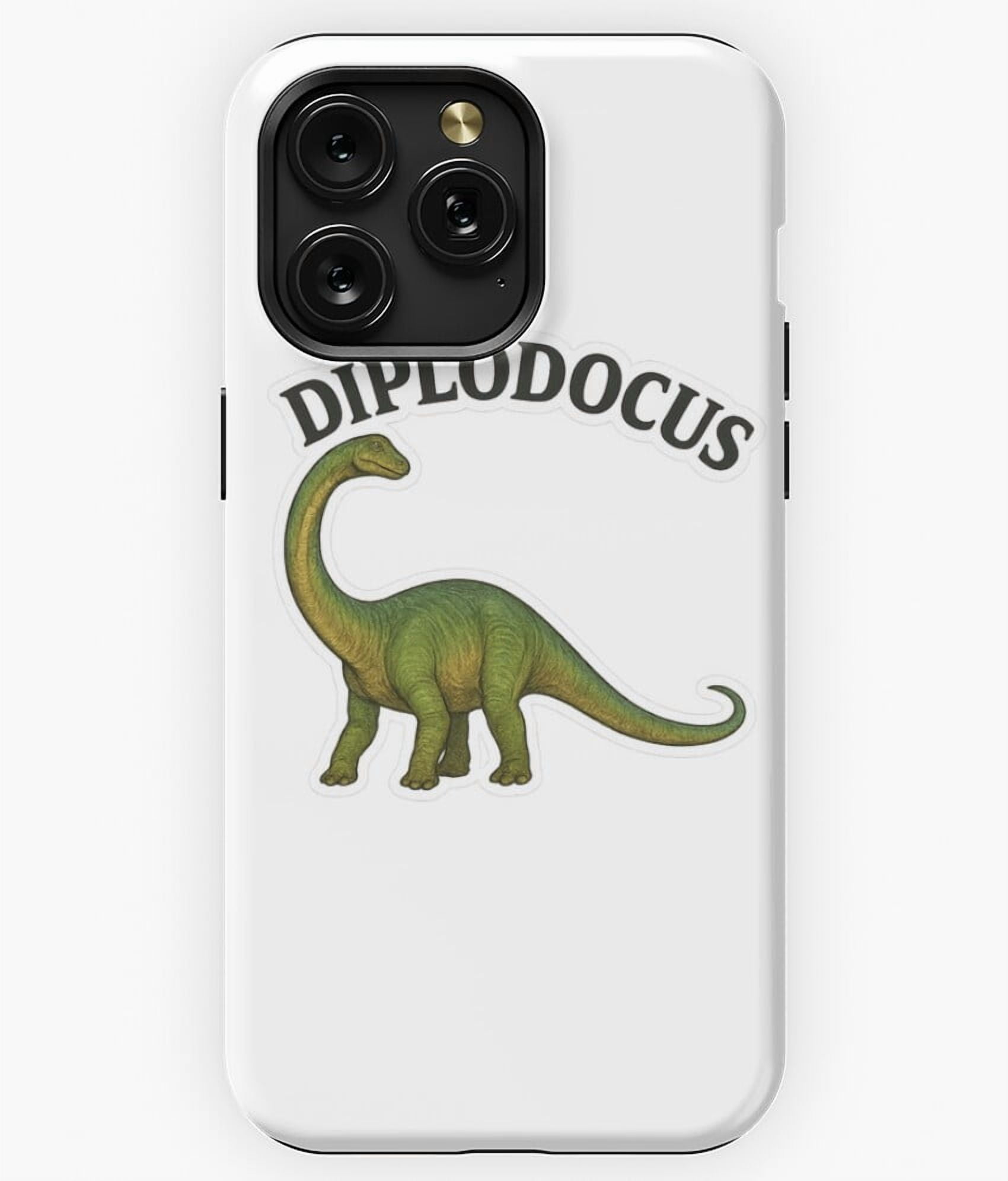Diplodocus The Gentle Giant with a Whip Tail Wiggle A1805 Phone Case ...