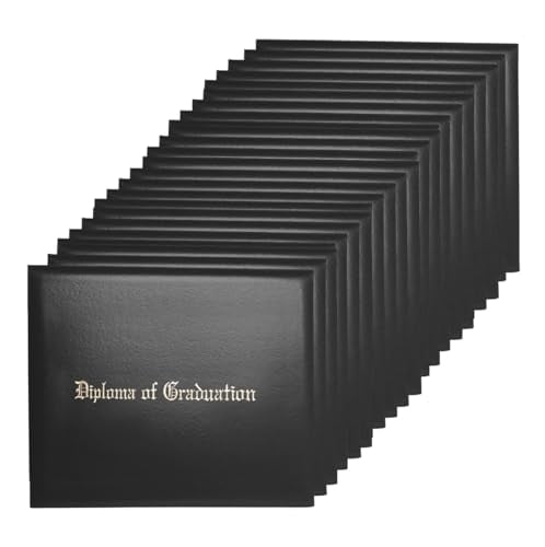 Diploma Cover 8.5" x11" Diploma Holder of Graduation Leatherette Padded ...