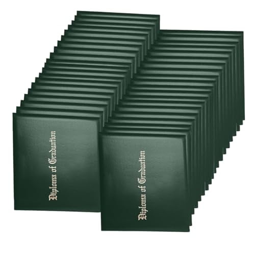 Diploma Cover 8.5" x11" Diploma Holder of Graduation Leatherette Padded ...