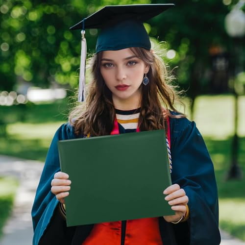 Diploma Cover 8.5” x11” Diploma Holder of Graduation Leatherette Padded ...