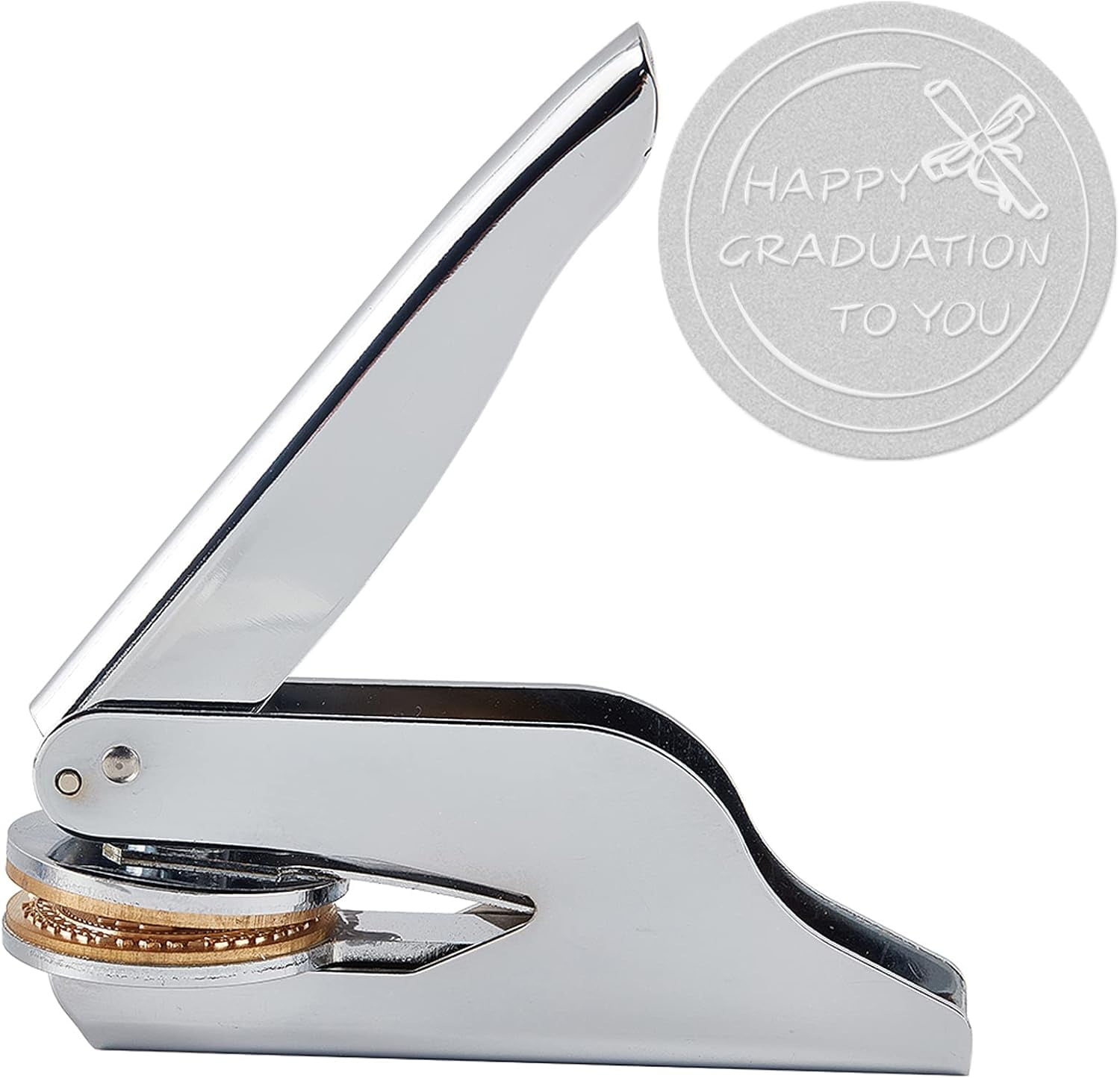 Diploma Embosser Stamp from The Library of Embosser Graduation Hat Hand ...