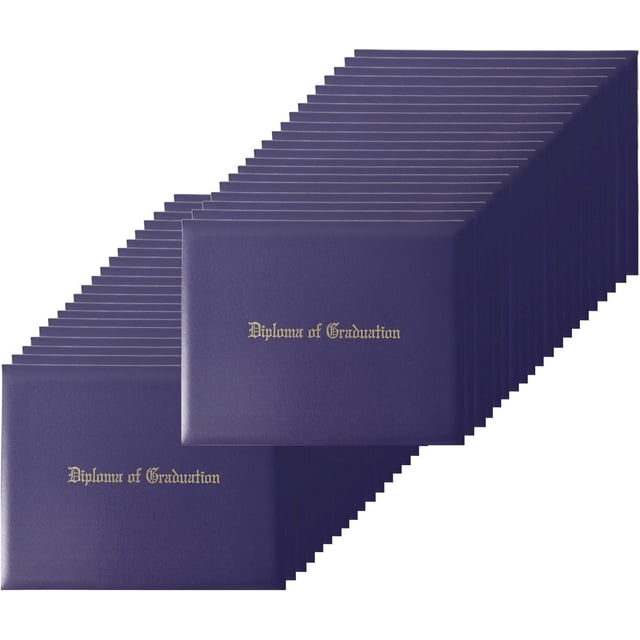 Diploma Holder Diploma Covers 8.5”x11” Imprinted “Diploma of Graduation ...