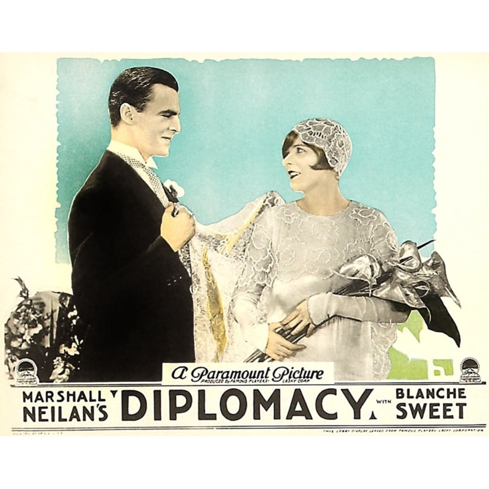 Diplomacy Right: Blanche Sweet On Lobbycard 1926. Movie Poster ...