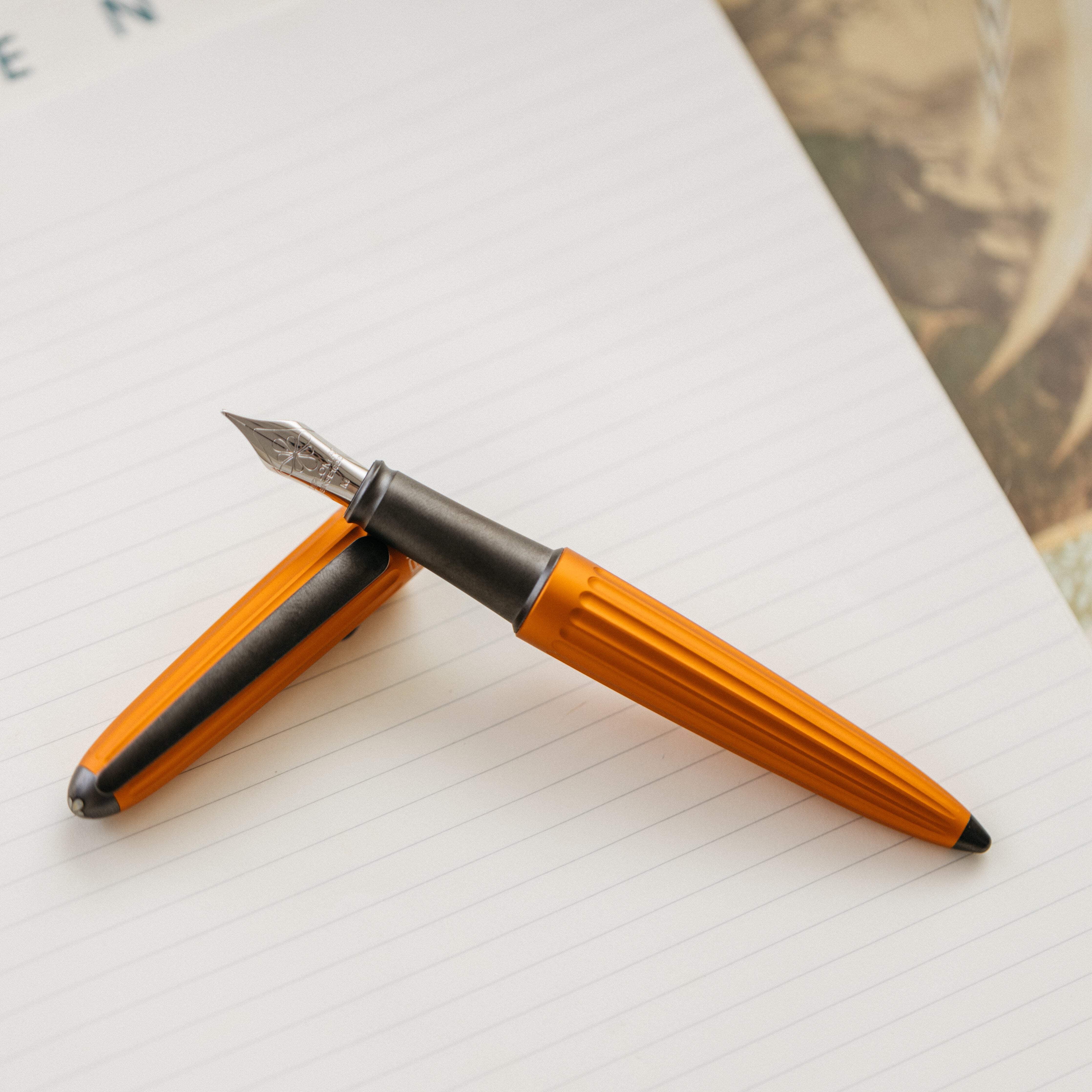 Diplomat Aero Fountain Pen - Orange - Walmart.com
