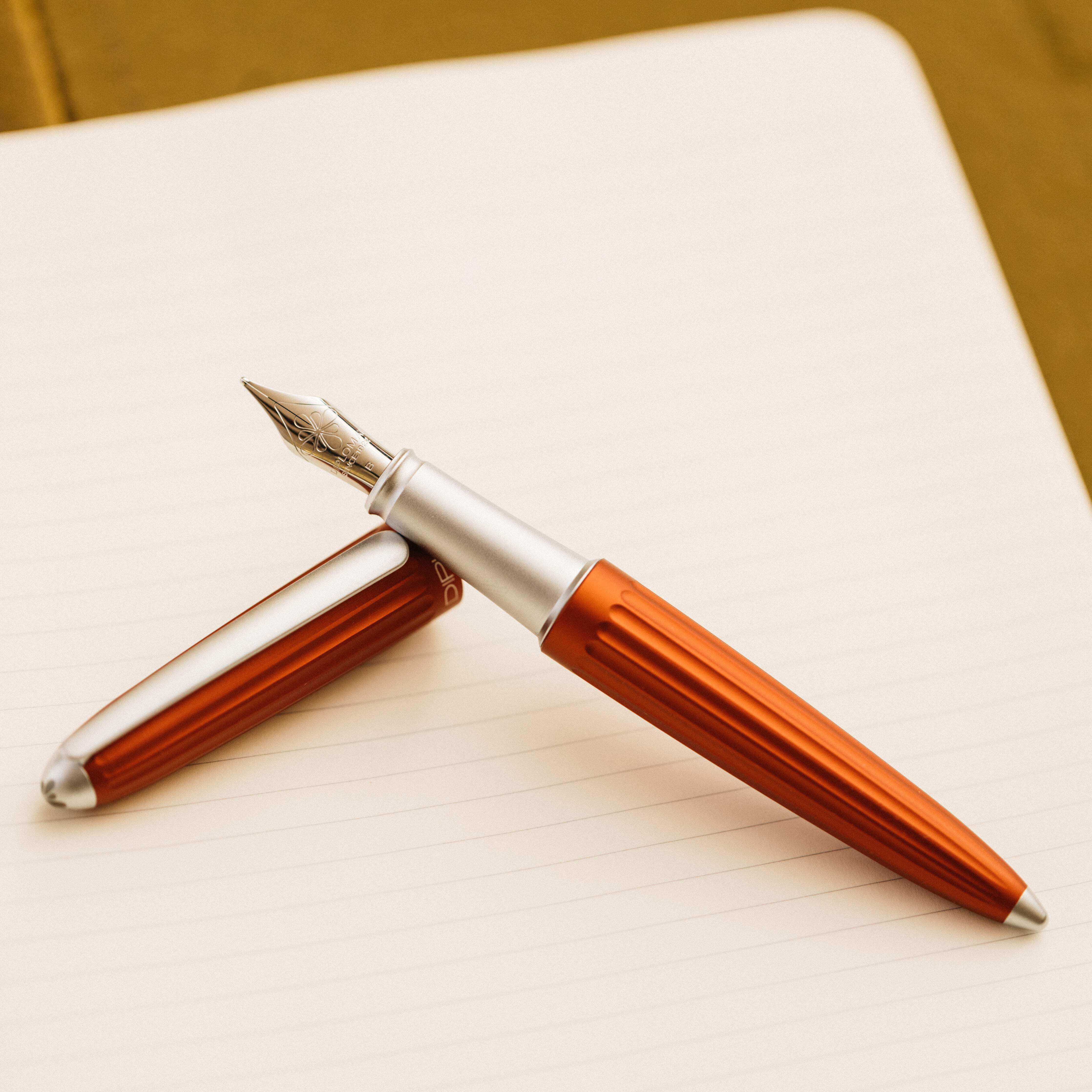 Diplomat Aero Fountain Pen - Red - Walmart.com