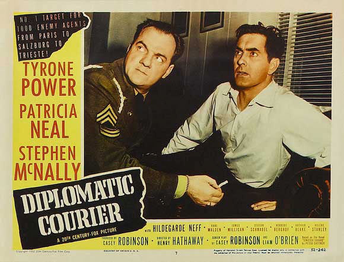 Diplomatic Courier - movie POSTER (Style A) (11" x 14") (1952 ...