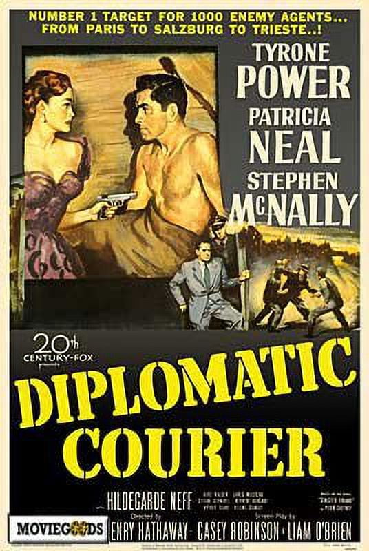 Diplomatic Courier - movie POSTER (Style A) (27" x 40") (1952 ...