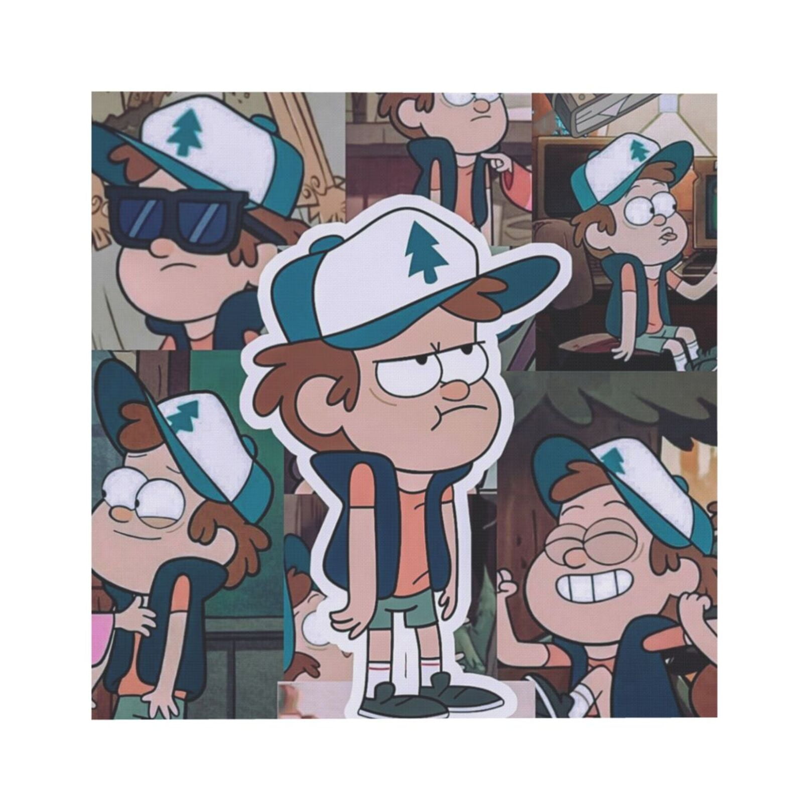 Dipper Gravity Falls Canvas Decorative Poster Square Unframe Wall ...
