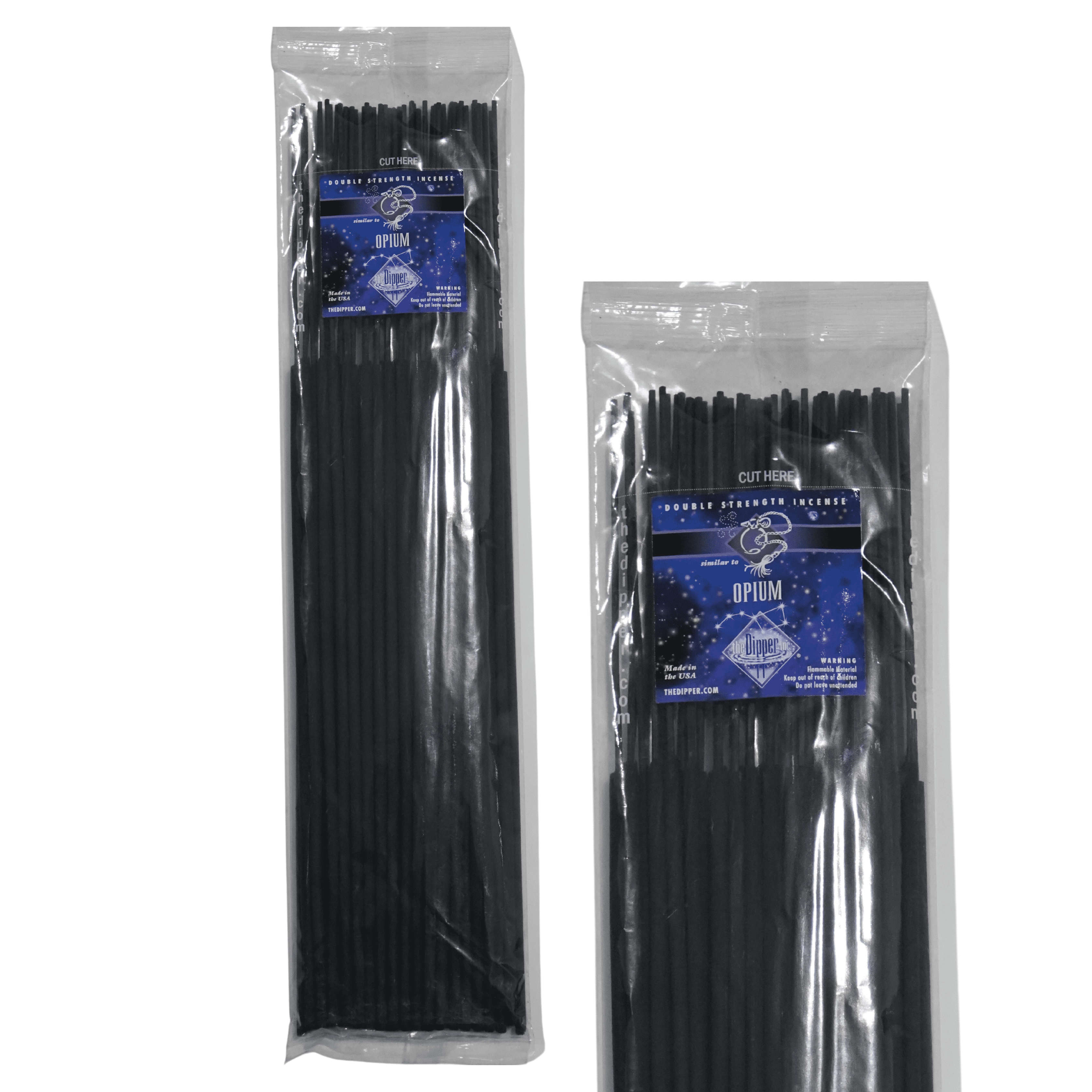 Dipper Jumbo Double Strength Incense Sticks with Opium, 50 Count ...