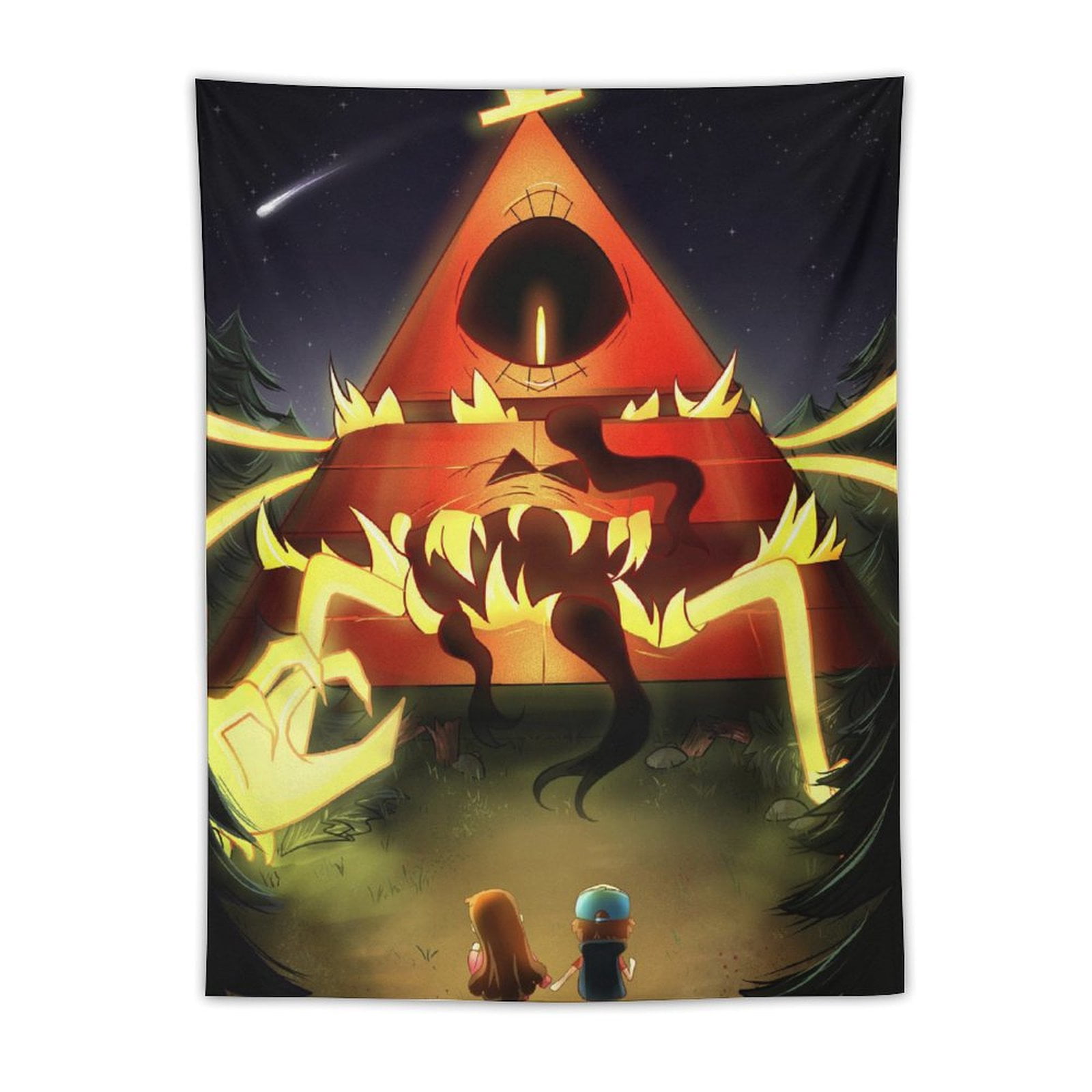 Dipper Mabel Gravity Falls Bill Cipher Tapestry Luxury Wall Hanging ...