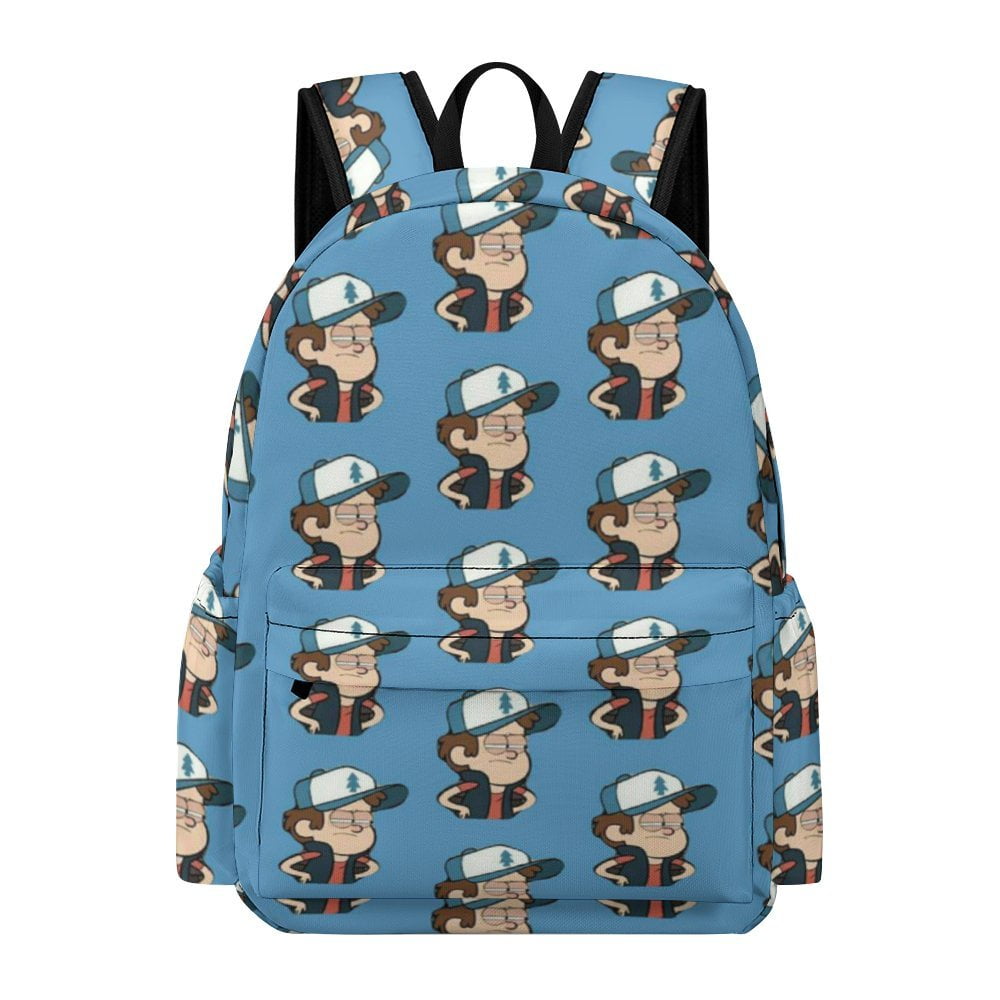 Dipper Pines Gravity Falls Laptop Backpack Daypack Student Bookbag Schoolbag Adjustable Satchel ...