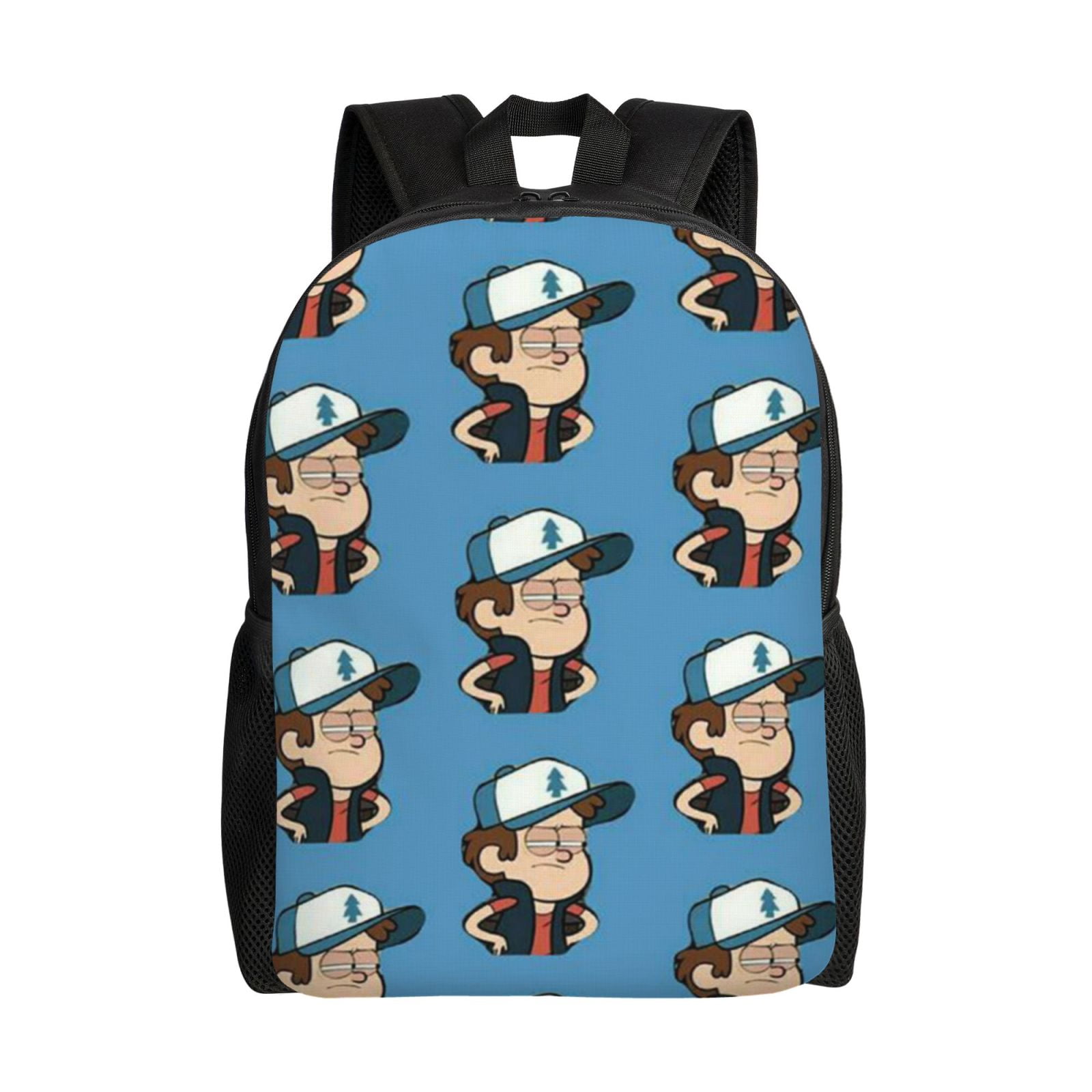 Dipper Pines Gravity Falls Unisex Backpack Laptop Daypack Adjustable ...