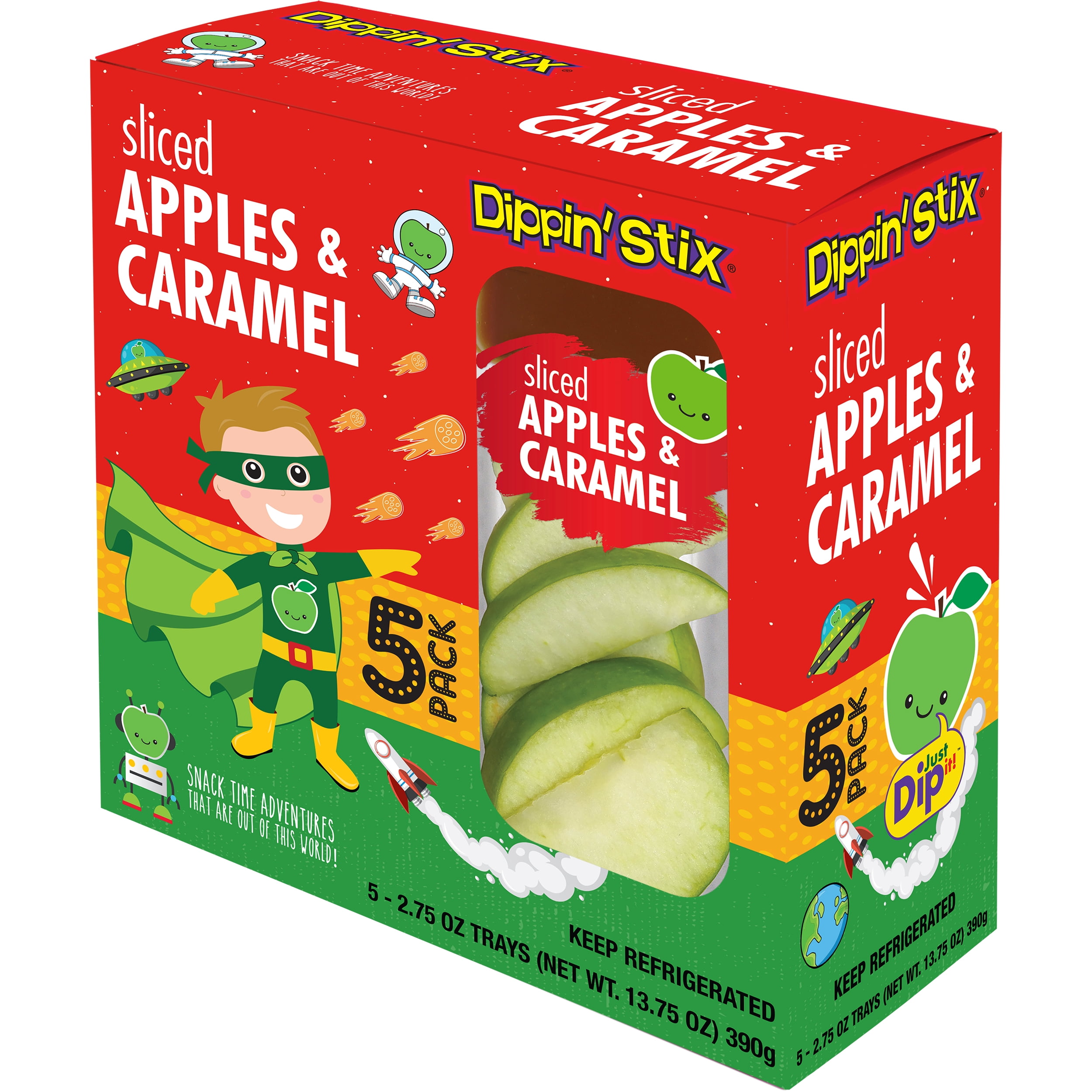 Caramel Apple Slices