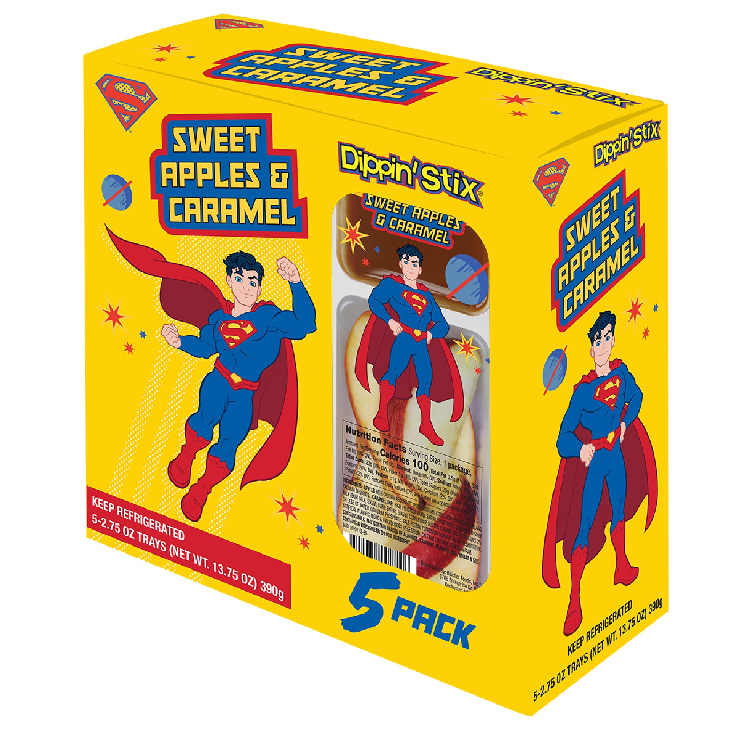 DC Superman™ Dippin’ Stix Sweet Apples & Caramel, 2.75oz, 5 Count ...