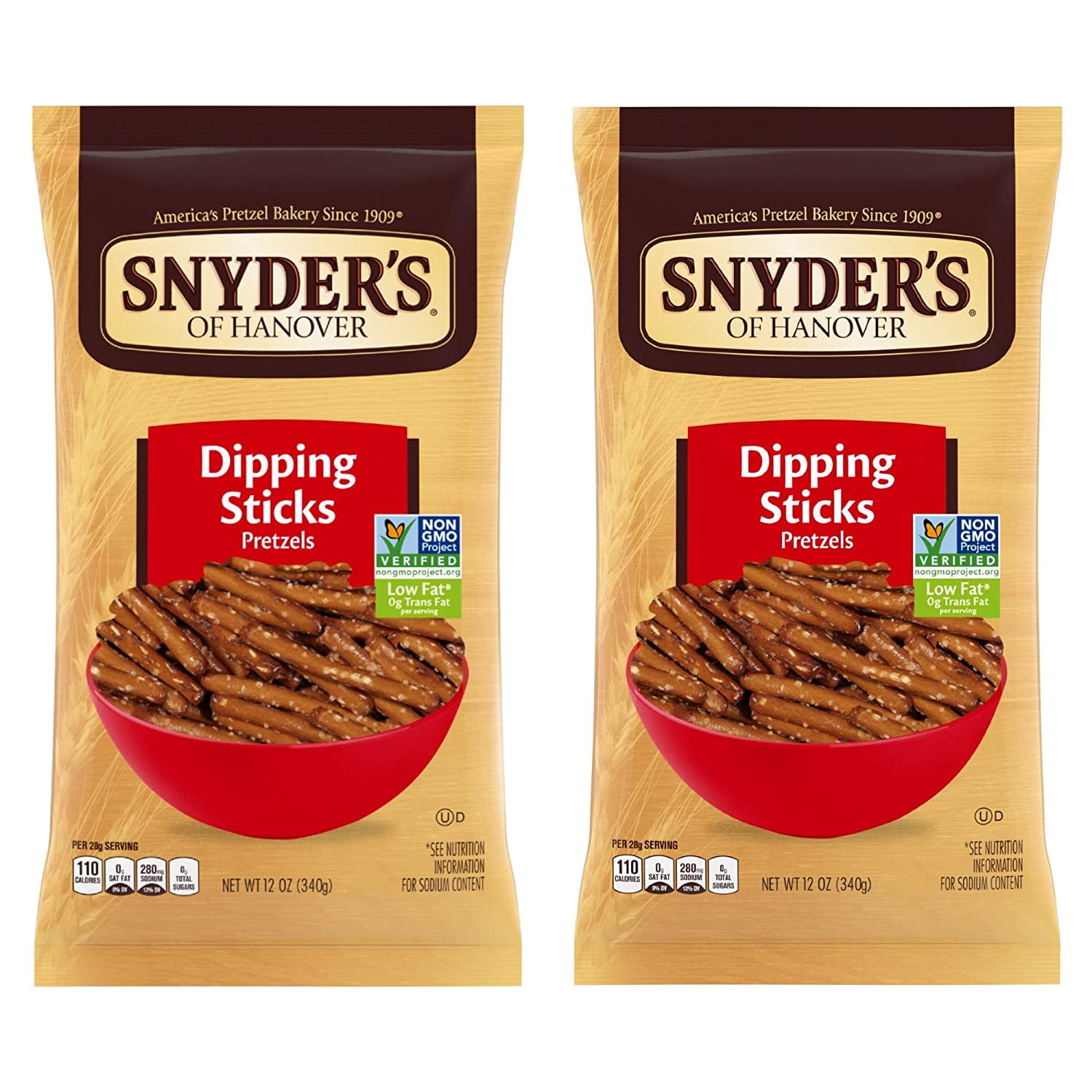 Dipping Stick Pretzel - 12 oz - 2 pk - Walmart.com