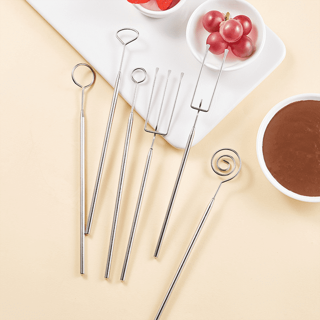 Dipping Tools Set Stainless Candy Dipping Tools, 2.4cm Round Chocolate ...