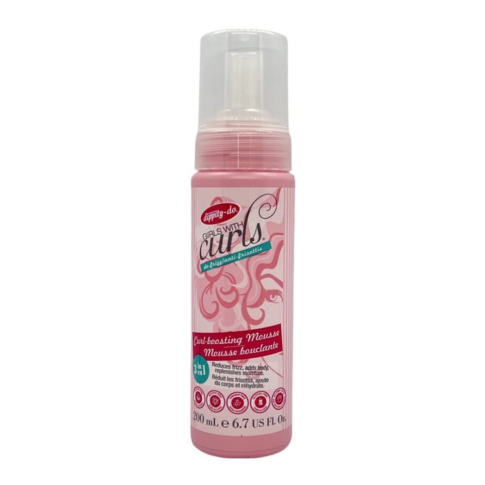 Dippity Do Girls with Curls Boosting Mousse, 6.7 Oz, 2 Pack - Walmart.com