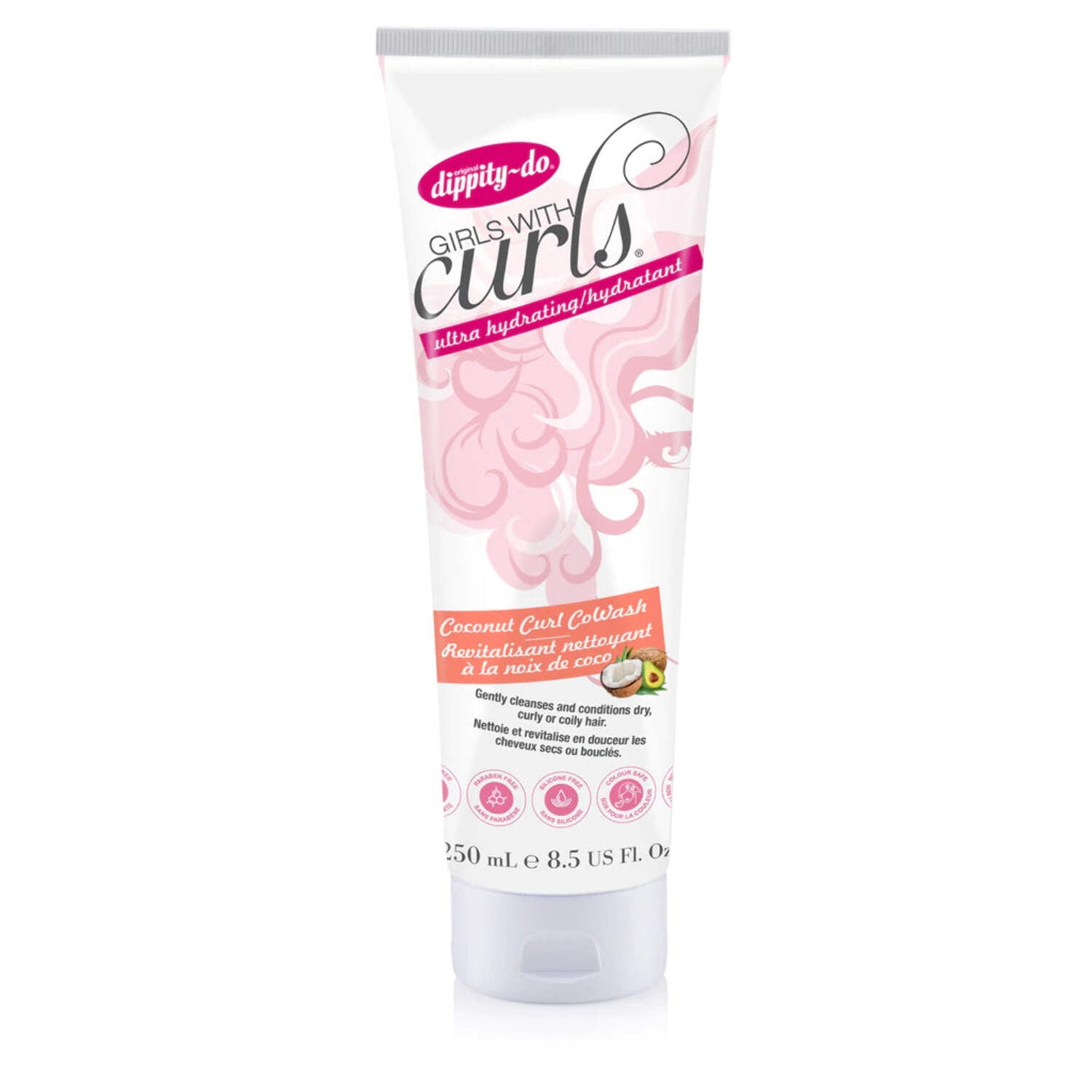 Dippity Do Girls with Curls Coconut Curl Cowash 8.5 oz - Walmart.com