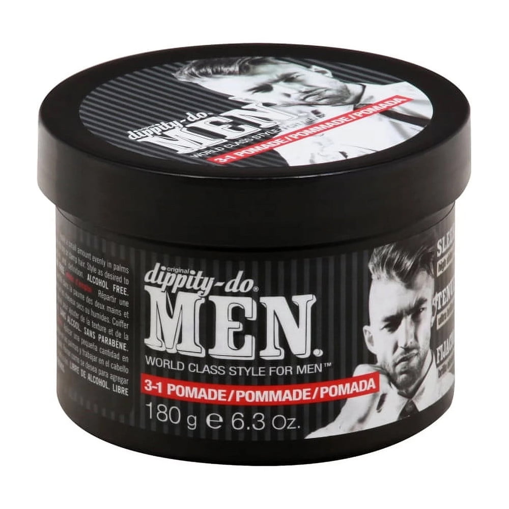 Dippity Do Men 3-1 Hair Pomade, 6.3 Oz, 3 Pack - Walmart.com