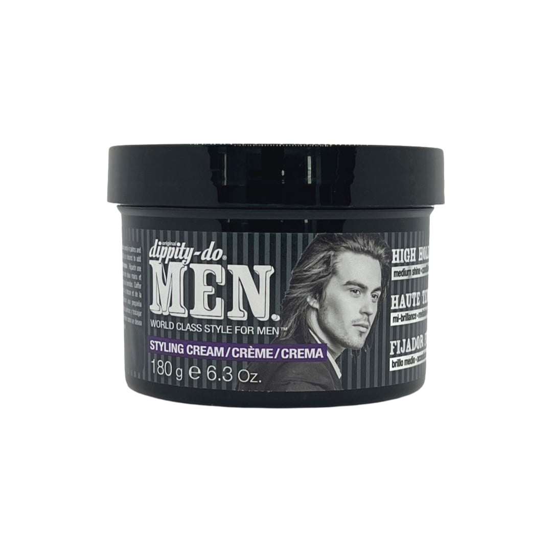 Dippity-Do High Hold Hair Styling Cream for Men, Medium Shine, 6.3 Oz ...