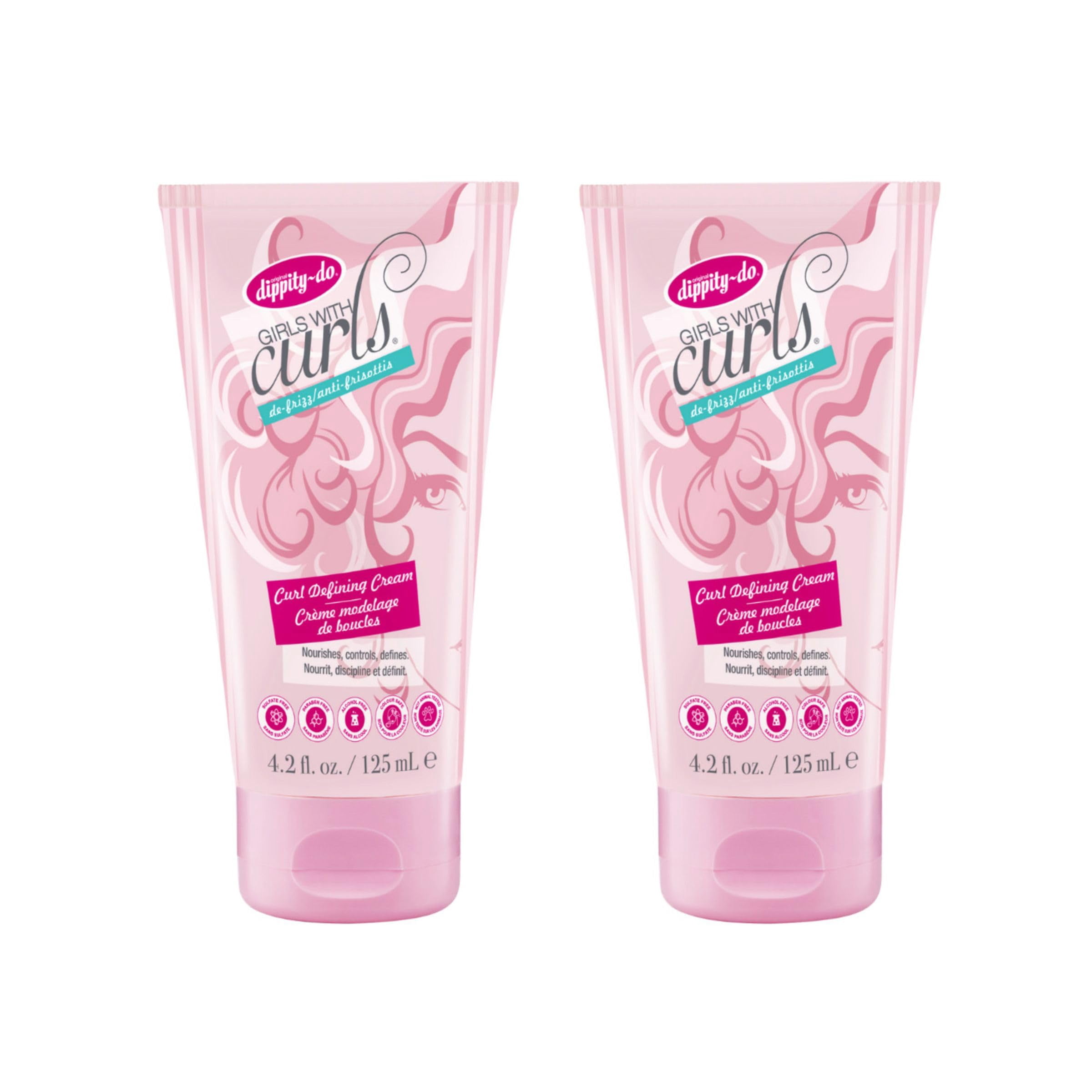 Dippity Do Girls with Curls Leave-In Curl Defining Cream - Anti-Frizz ...