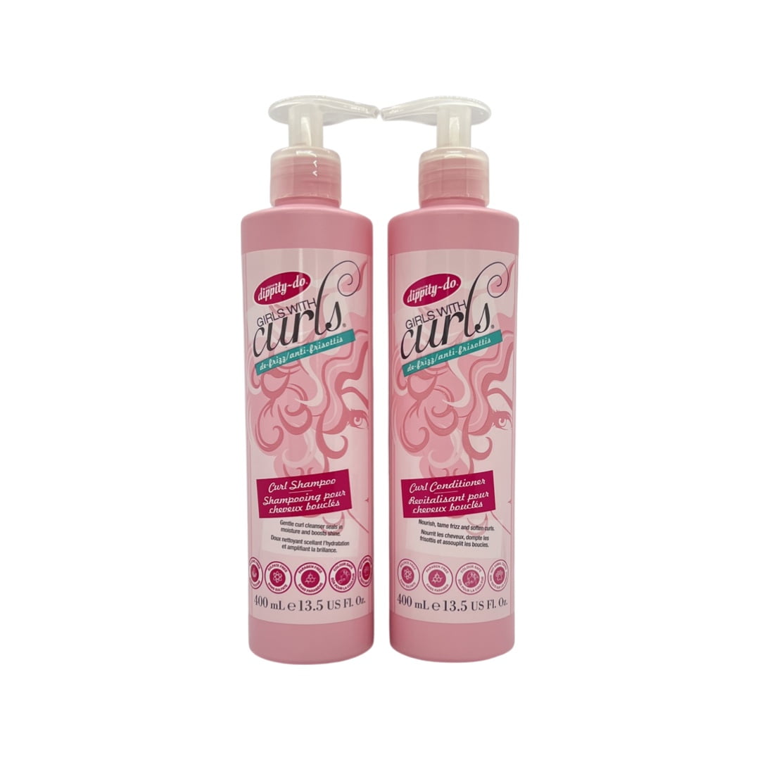 Dippity-do Girls with Curls Curl Shampoo & Conditioner 13.5 Oz Set ...