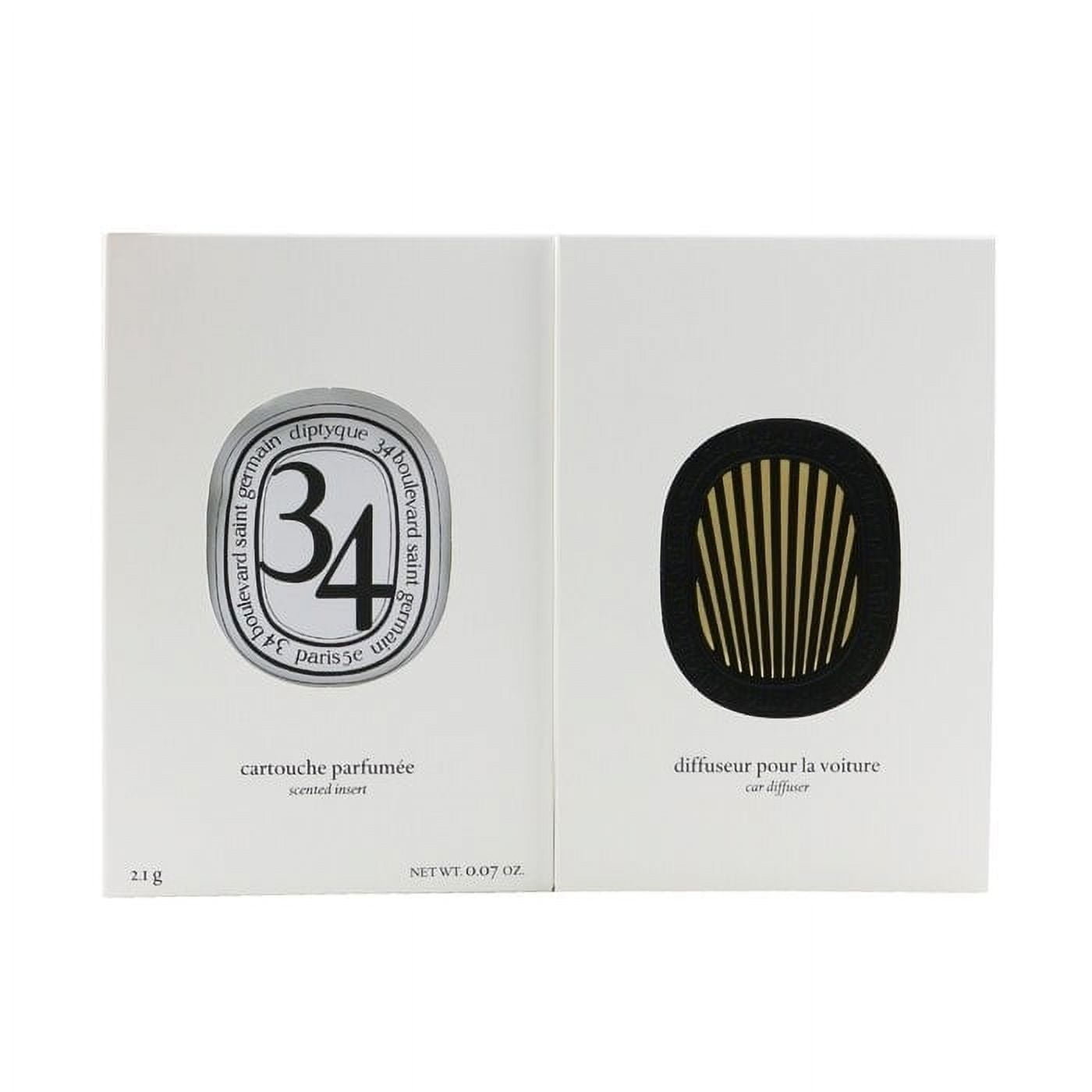 Diptyque - Car Diffuser - 34 Boulevard Saint Germain(2.1g/0.07oz) - Walmart.com