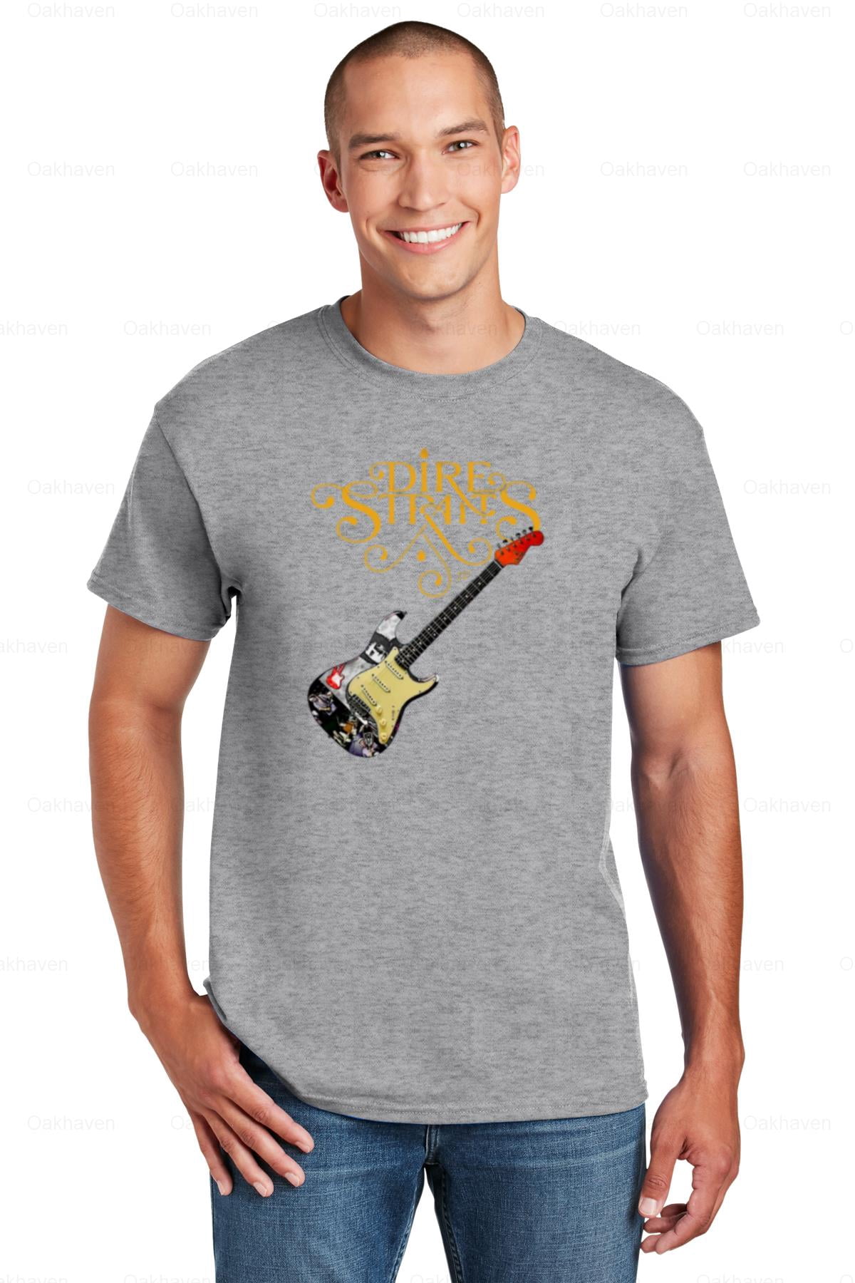 Dire Straits Anniversary Tour Logo Rock Band Guitar Music Fan Vintage ...