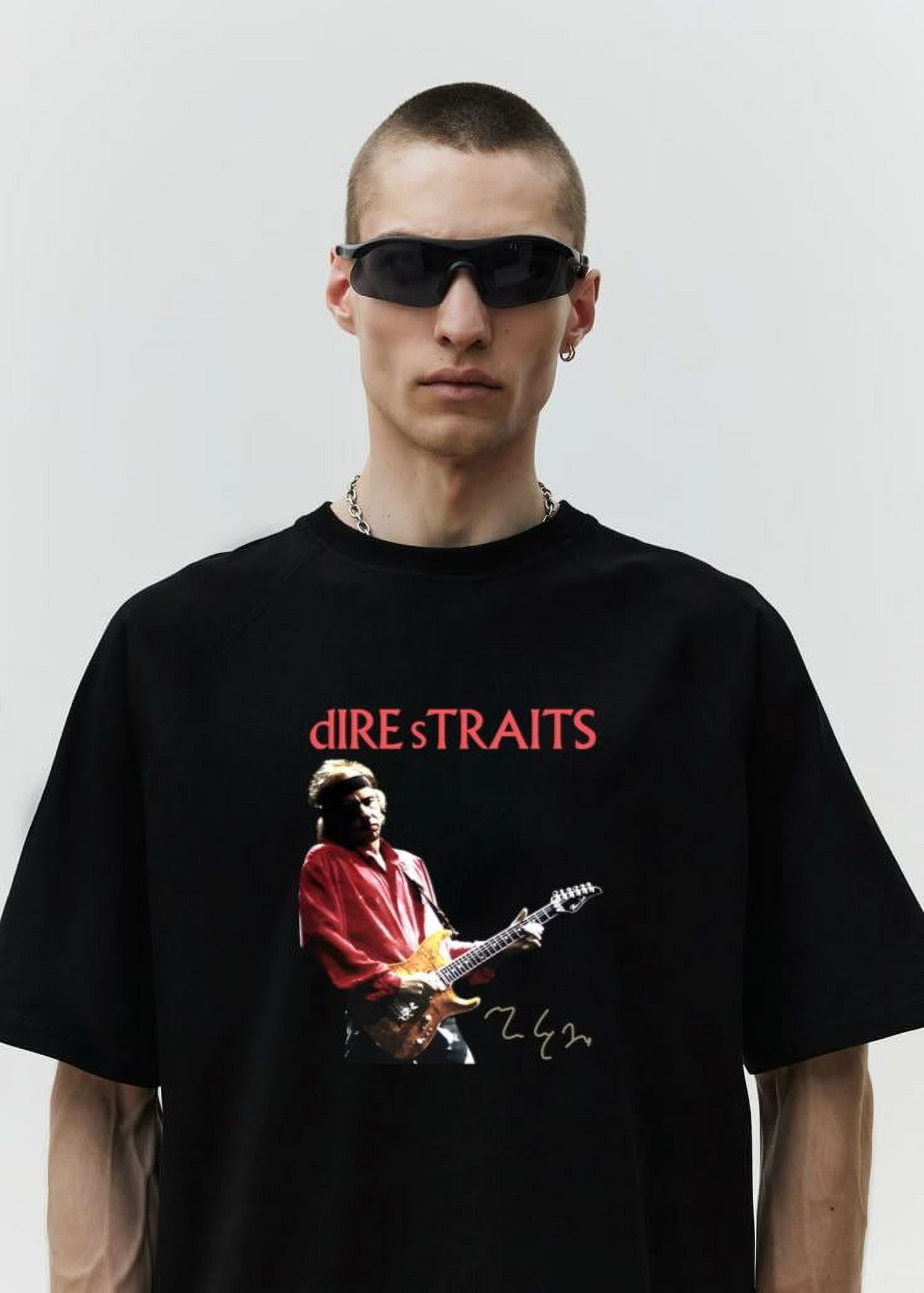 Dire Straits Mark Knopfler Band T-Shirt Rock Legend Black, for men ...