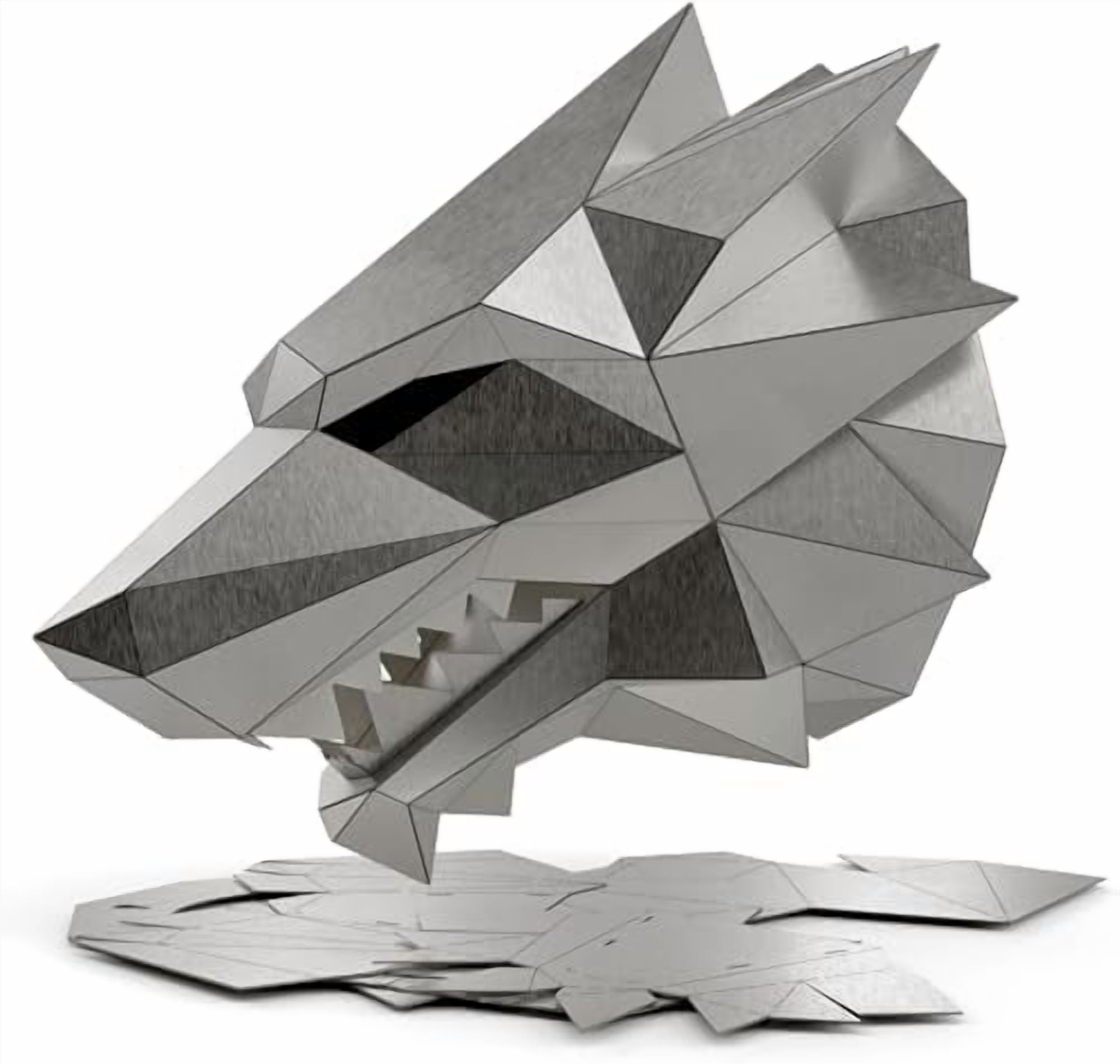 Dire Wolf Head Welding Practice Kit (14 Pcs) - 201 Stainless Steel ...