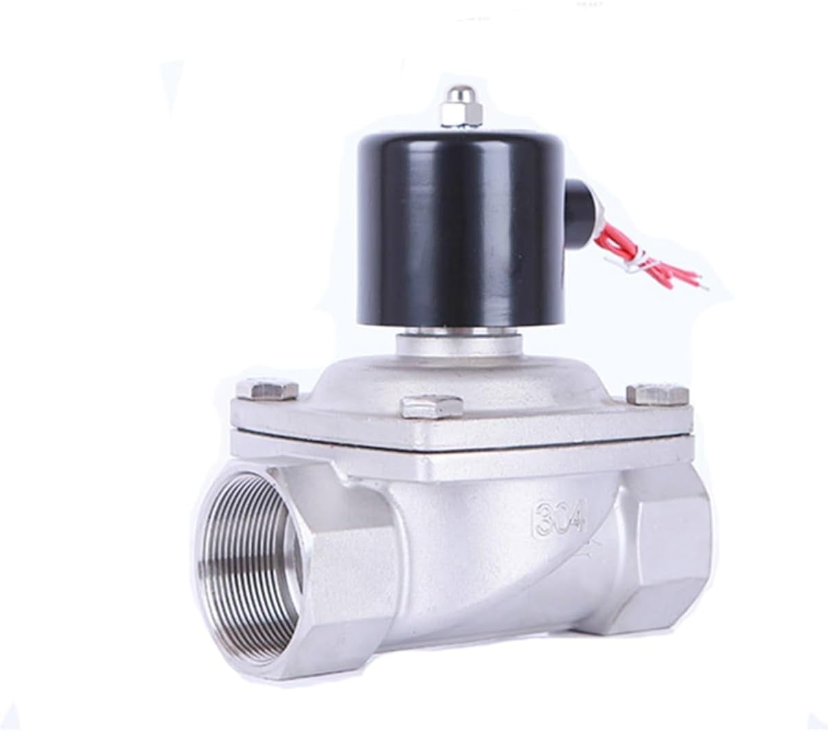 Direct Acting Water 2 inch Solenoid Valve Brass 12v Stainless Steel ...