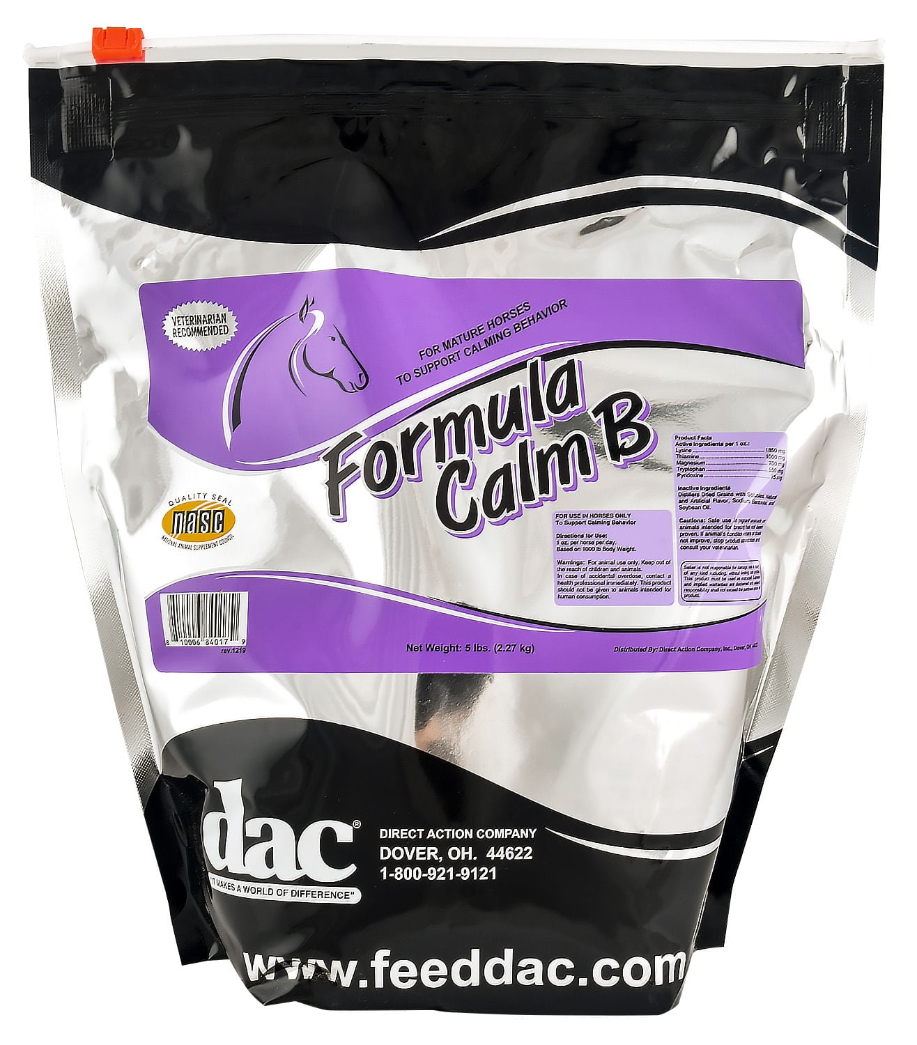 Direct Action Co dac Formula Calm B Horse Supplement - Walmart.com