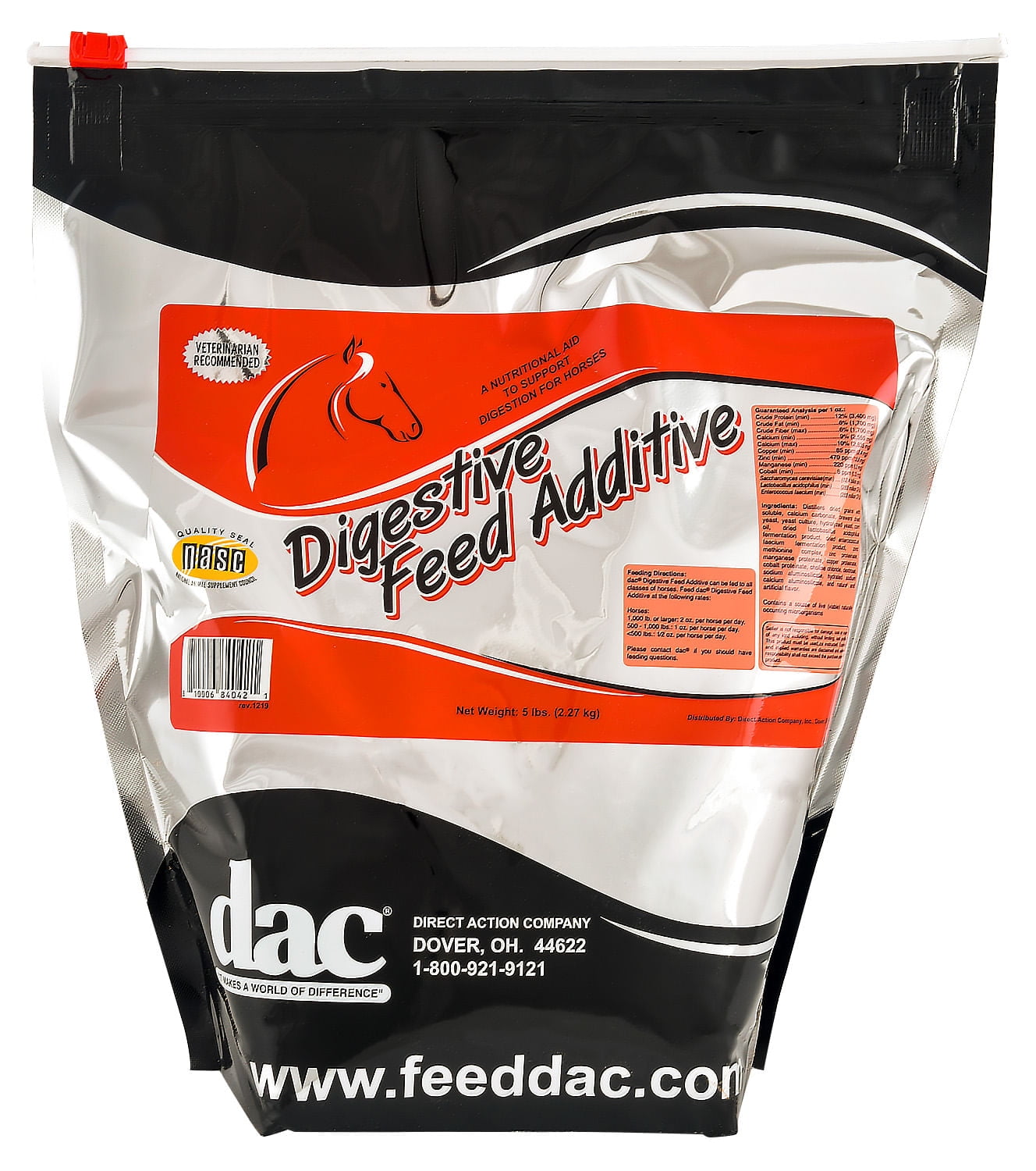 Direct Action Company DAC Digestive Feed Additive 5lb - Walmart.com