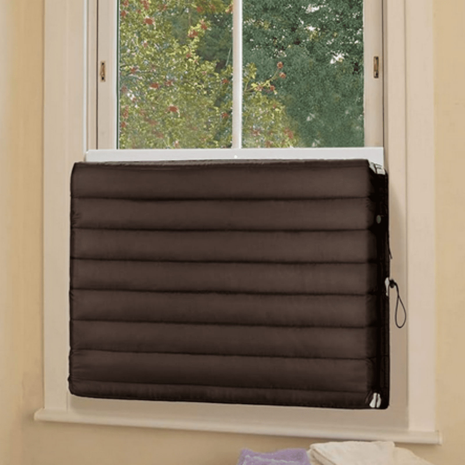 Direct Blast Protection AC Cover for Indoor Window Units Black Quilted ...