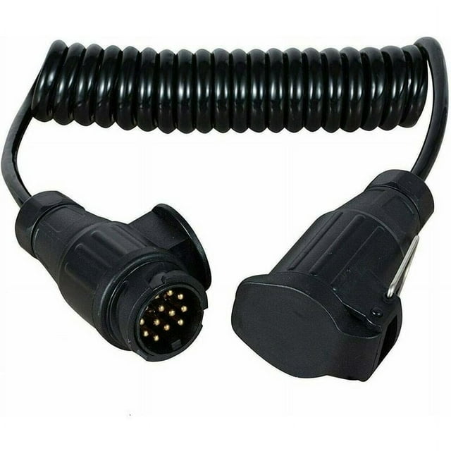Direct Connection Adapter For Euro Trailer Extension Cable, 12V 7 Pin ...