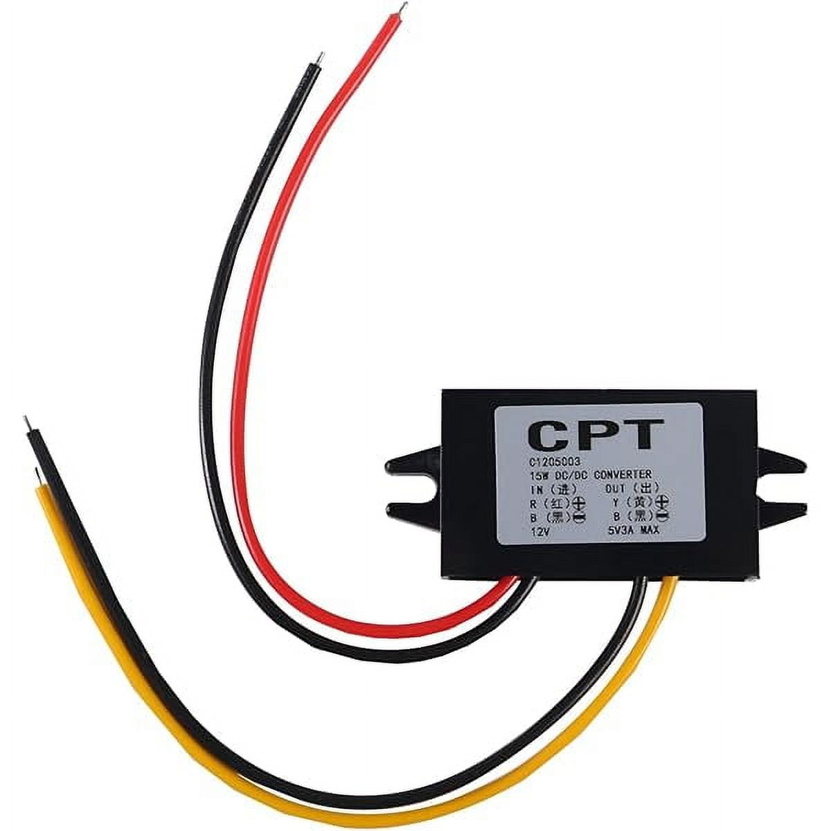 Direct Current Converter 12V to 5V 3A 15W Buck Converter Module DC ...