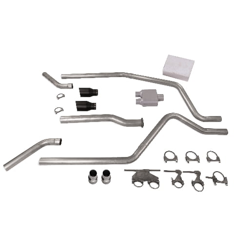 Direct Fit Dodge Ram 1500 Truck 19-25 3" Dual Exhaust Kit 1 Chamber ...