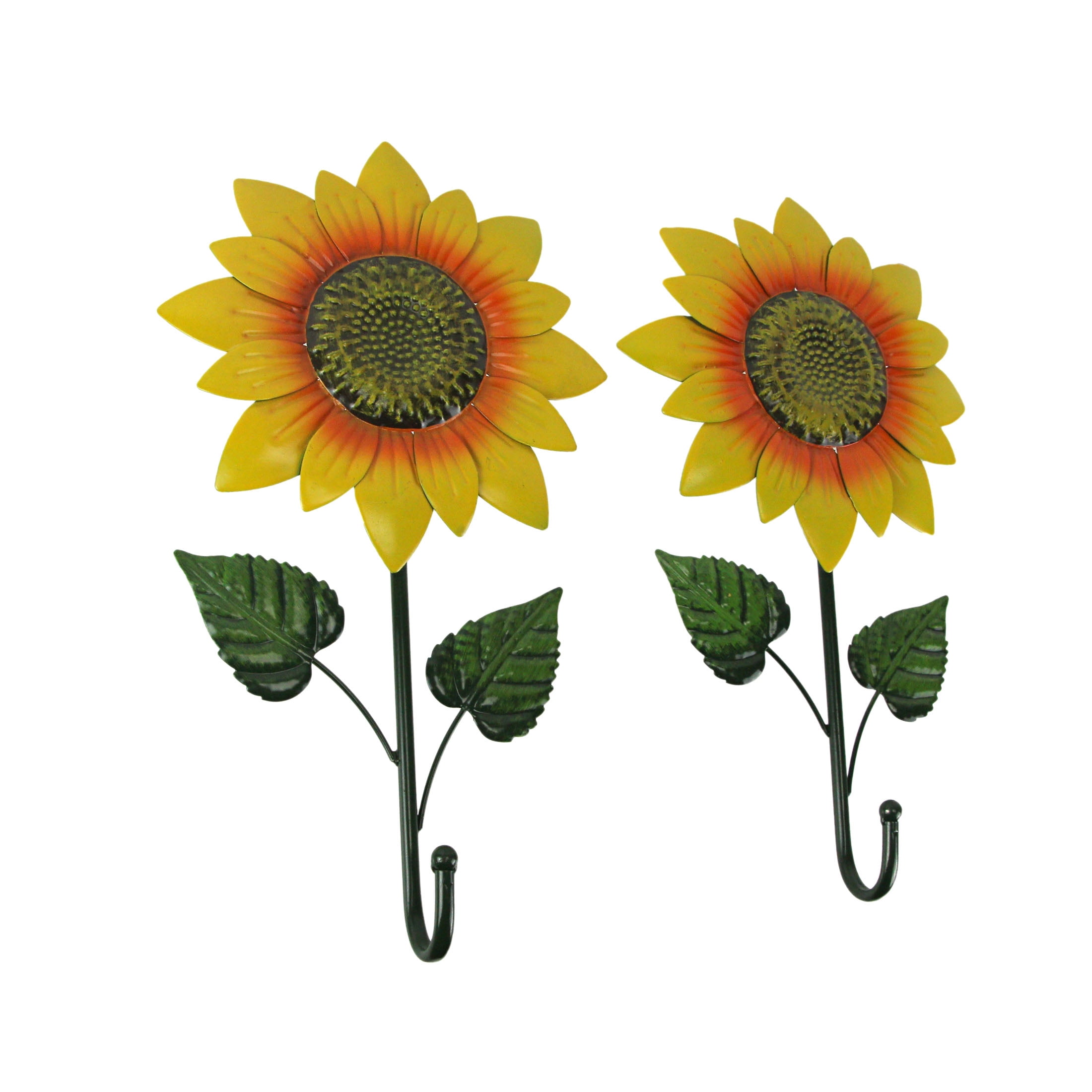 Direct International Metal Sunflower Decorative Wall Hook Flower ...