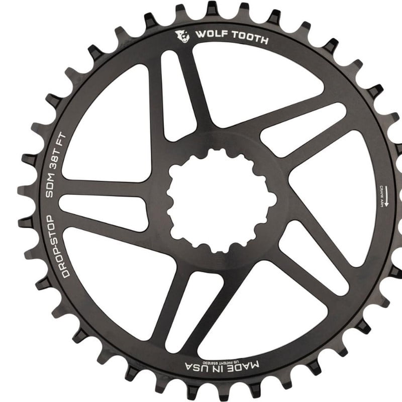 Direct Mount Chainring for SRAM 3-Bolt – 6mm Offset, 38-42 Teeth Options BLACK 40 T - Walmart.com